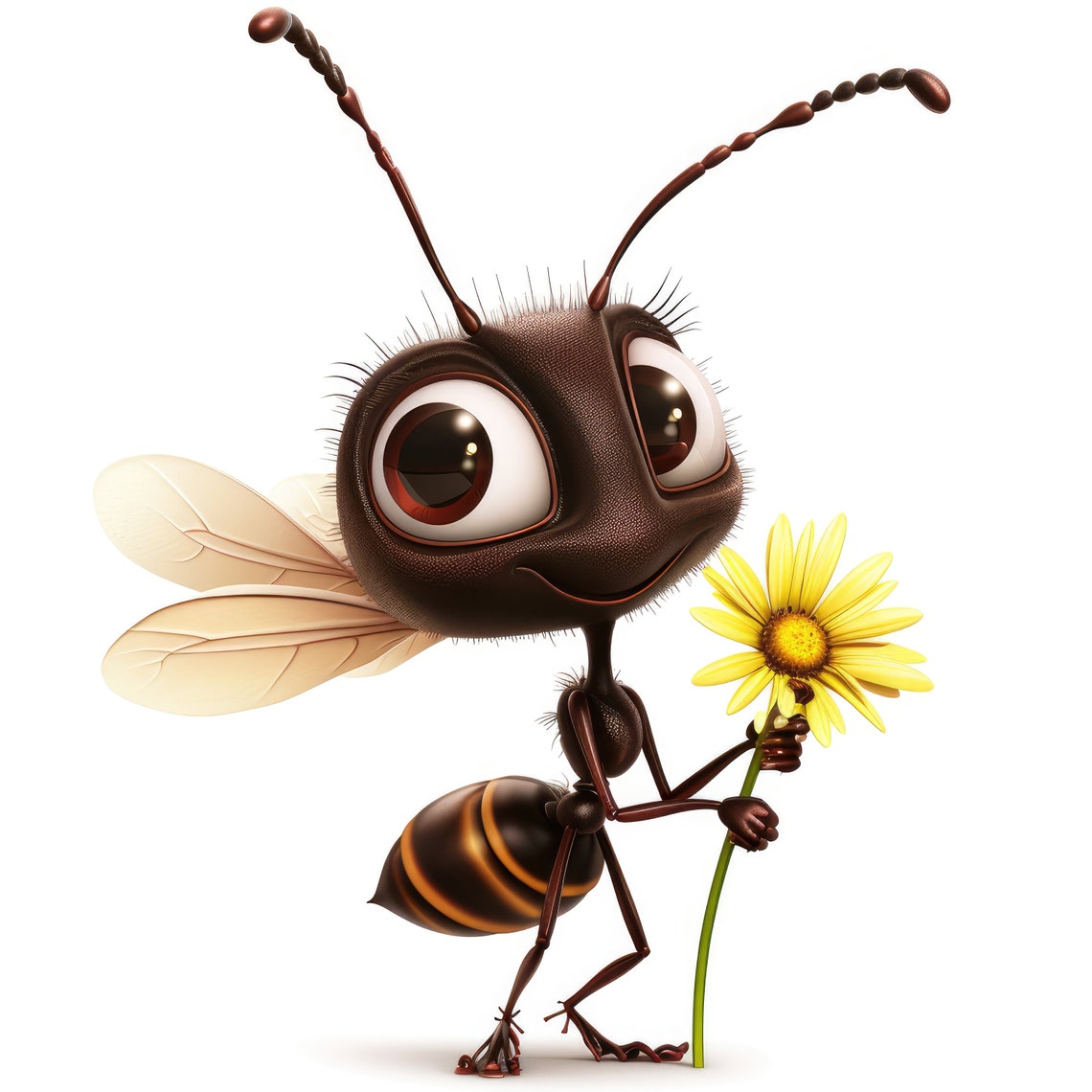 Cute Ant Clipart Set Bundle, 10 High-quality Images, Apparel, Paper ...