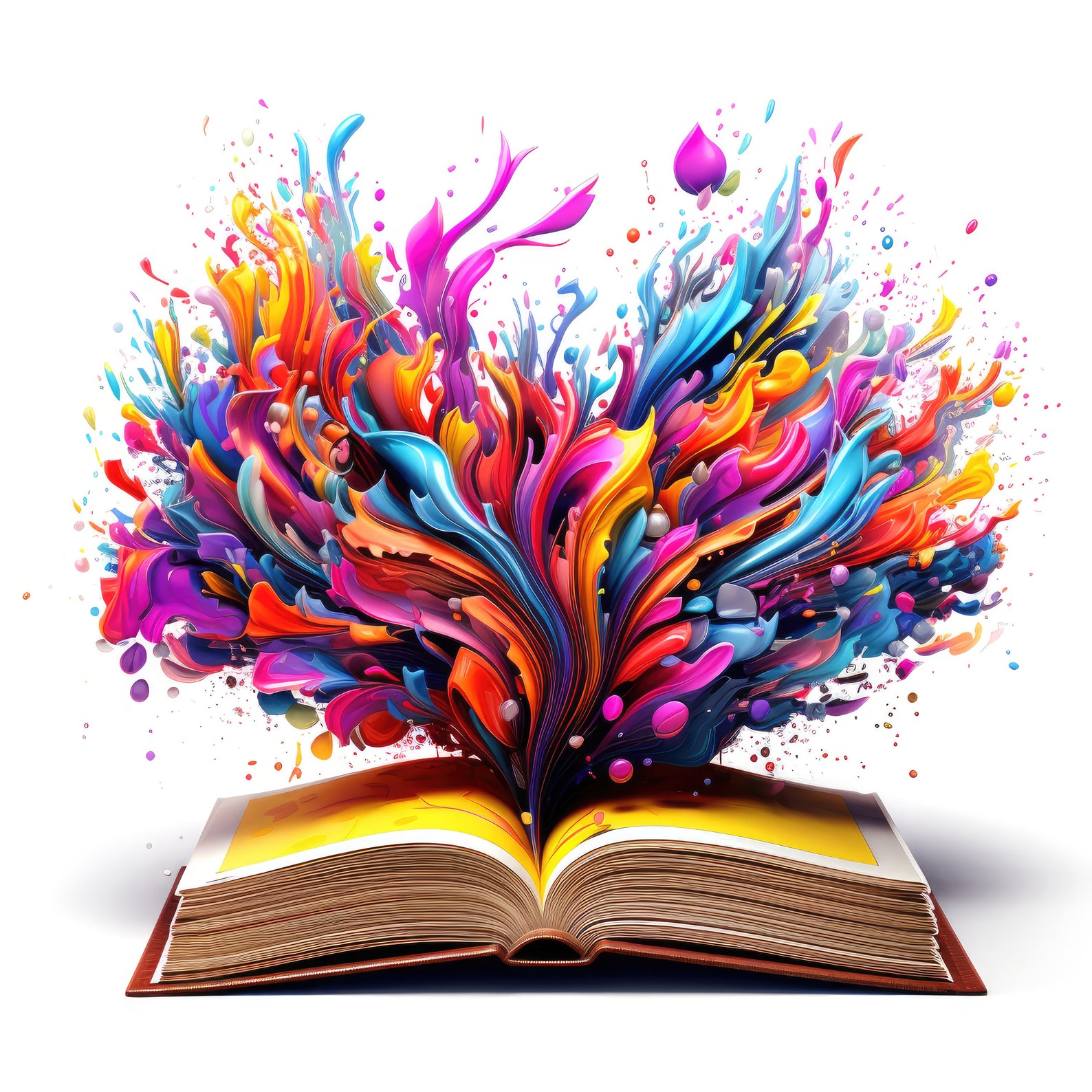 Cute Open Book Clipart Set Bundle, 10 High-quality Images, Apparel ...