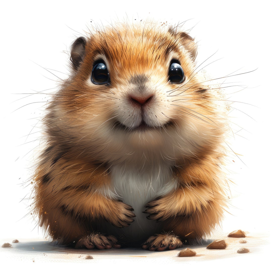 Cute Groundhog Clipart Set Bundle, 10 High-quality Images, Apparel ...