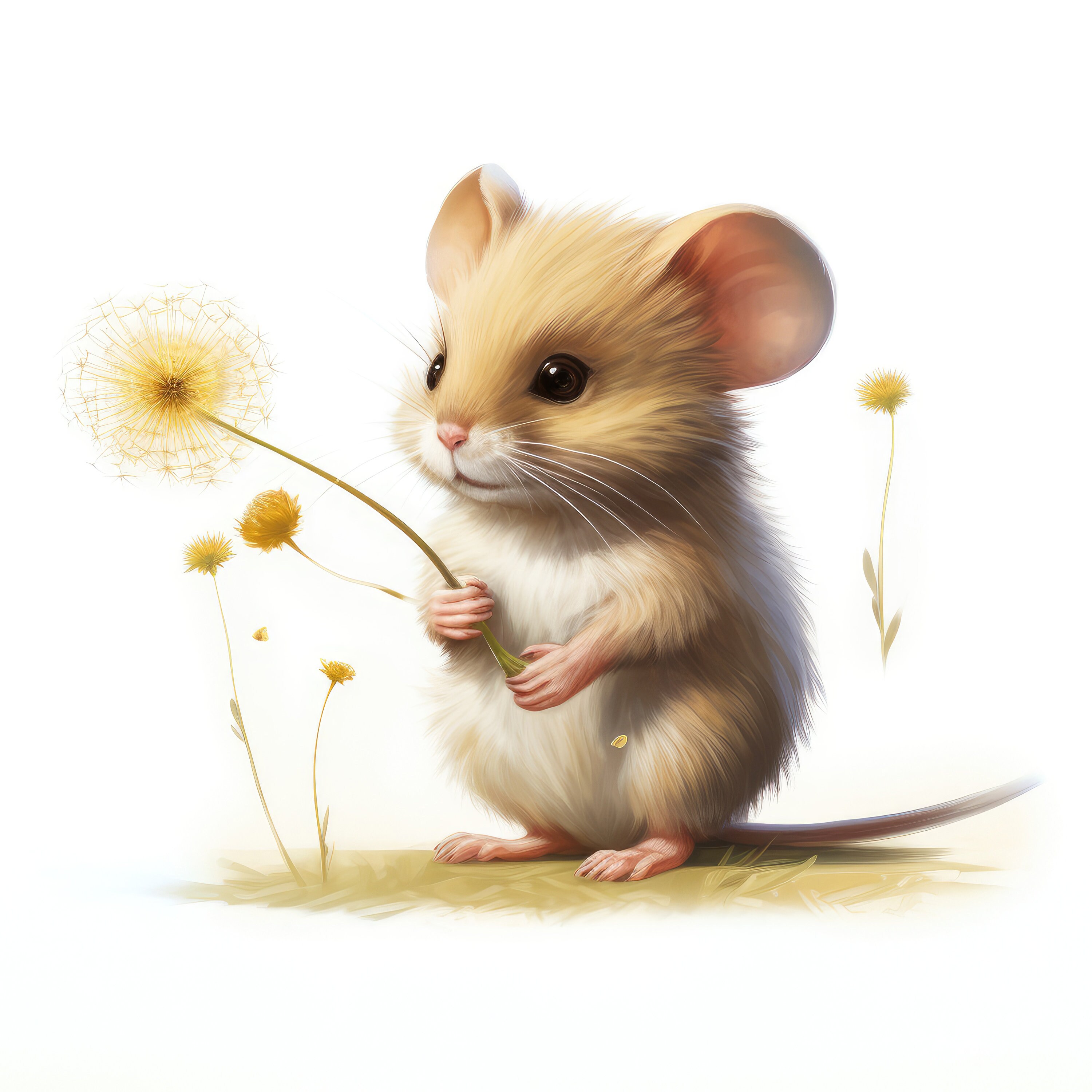 Cute Mice Wish Clipart Set Bundle, 10 High-quality Images, Apparel ...