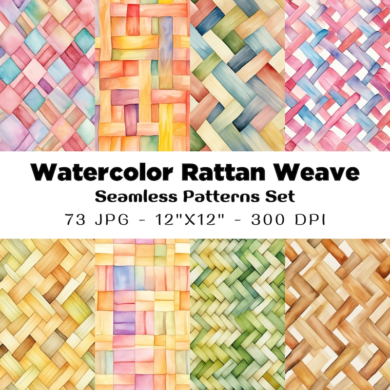 Rattan Wallpaper - Etsy