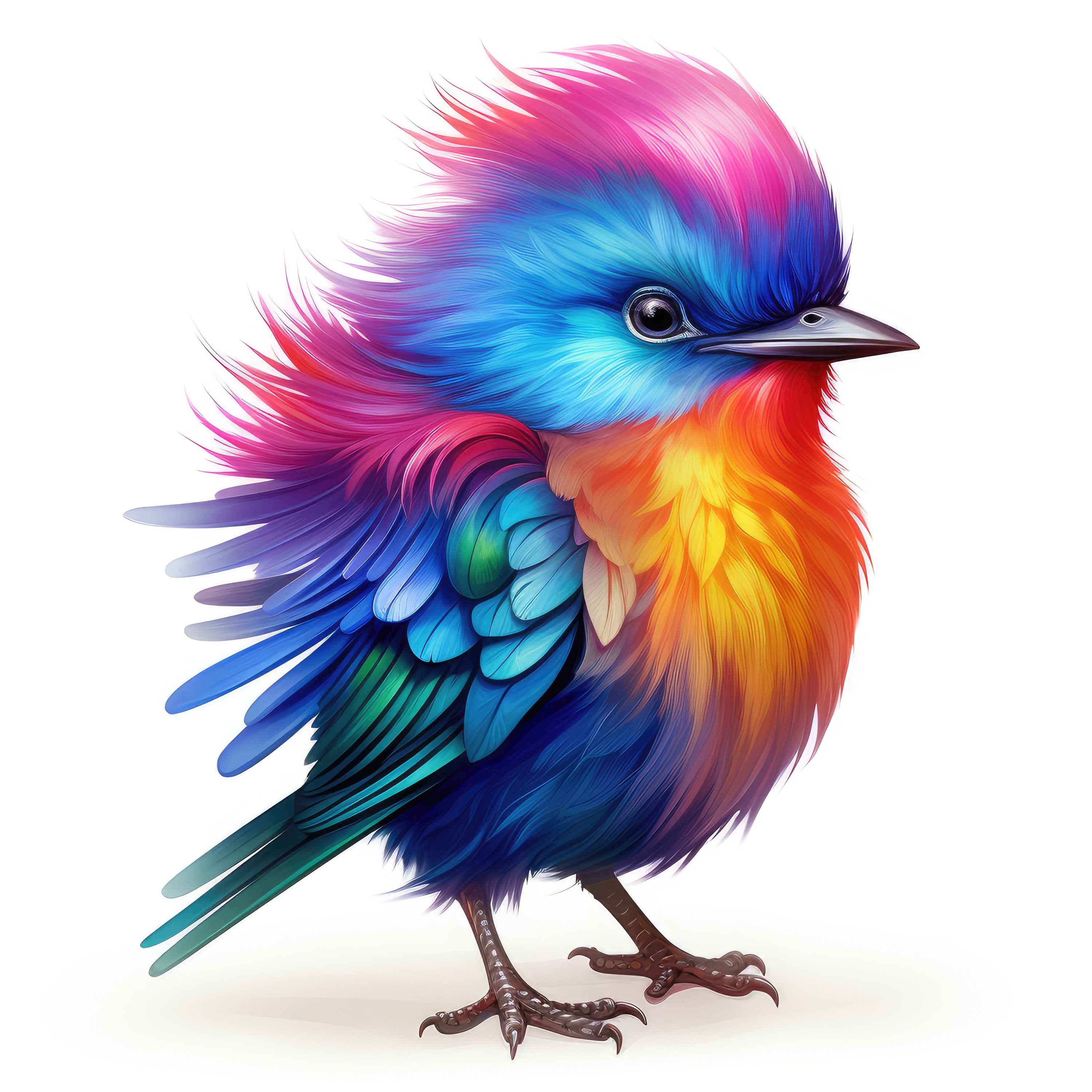 Cute Cute Bird Clipart Set Bundle, 10 High-quality Images, Apparel ...