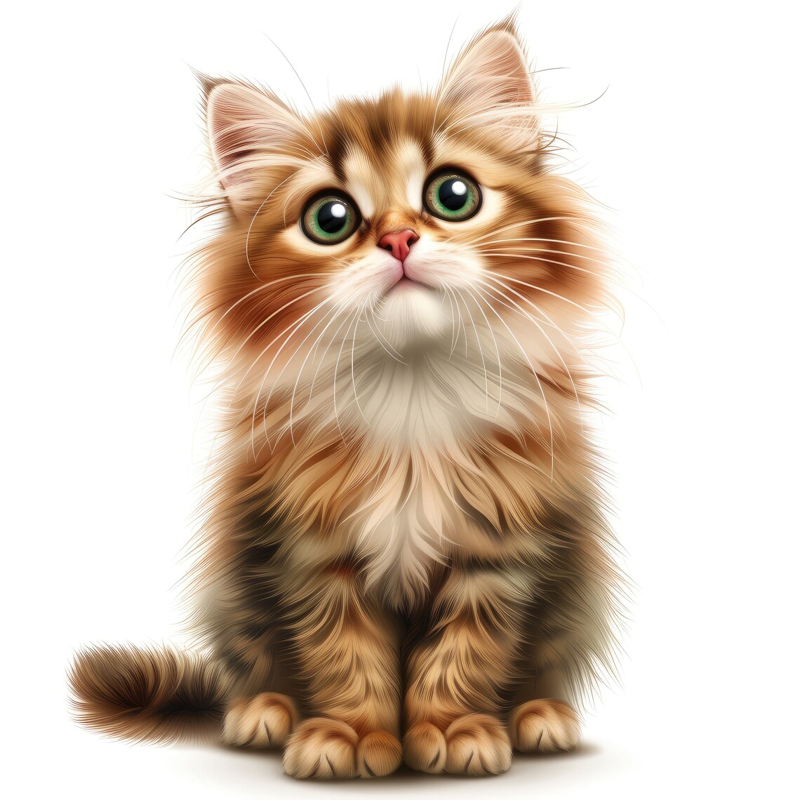 Cute Cat Clipart Set Bundle, 10 High-quality Images, Apparel, Paper ...