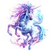 Cute Mystical Unicorn Clipart Set Bundle, 10 High-quality Images ...