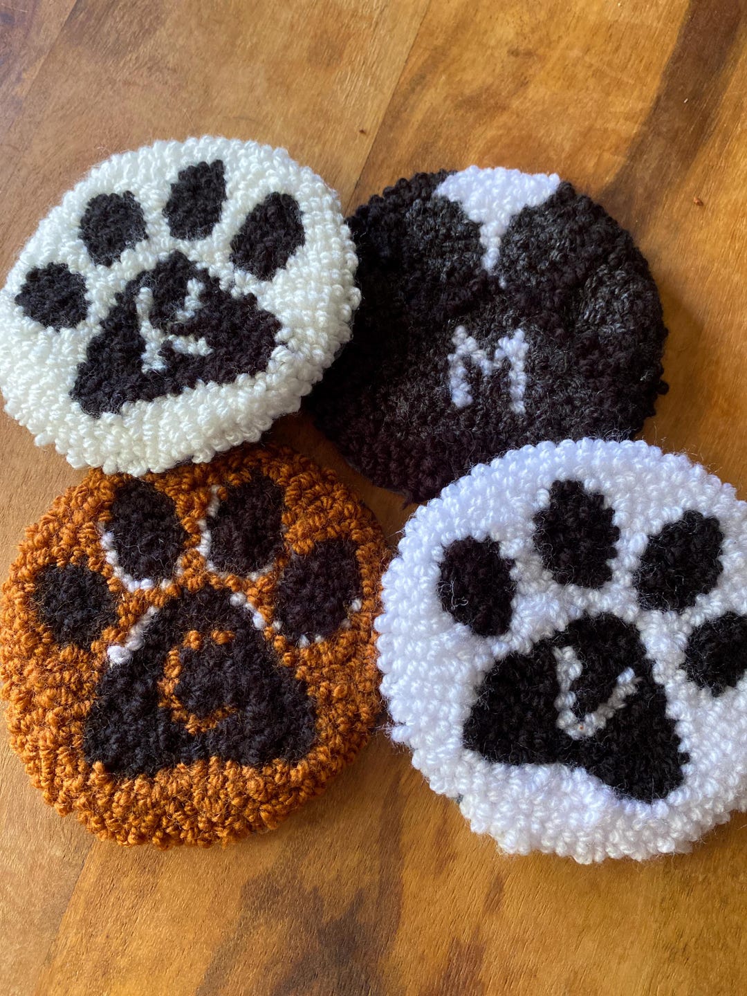 Mug Rug individualized Dog Mug Rug - Etsy