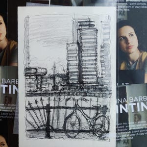 Original Drawing "rotterdam View" Unframed - Etsy