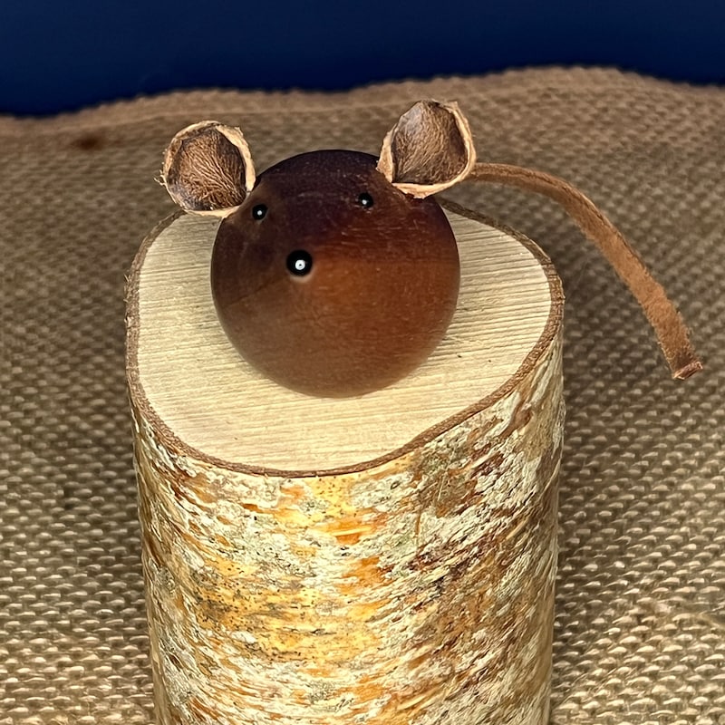 Wood Turned Mouse - Etsy UK