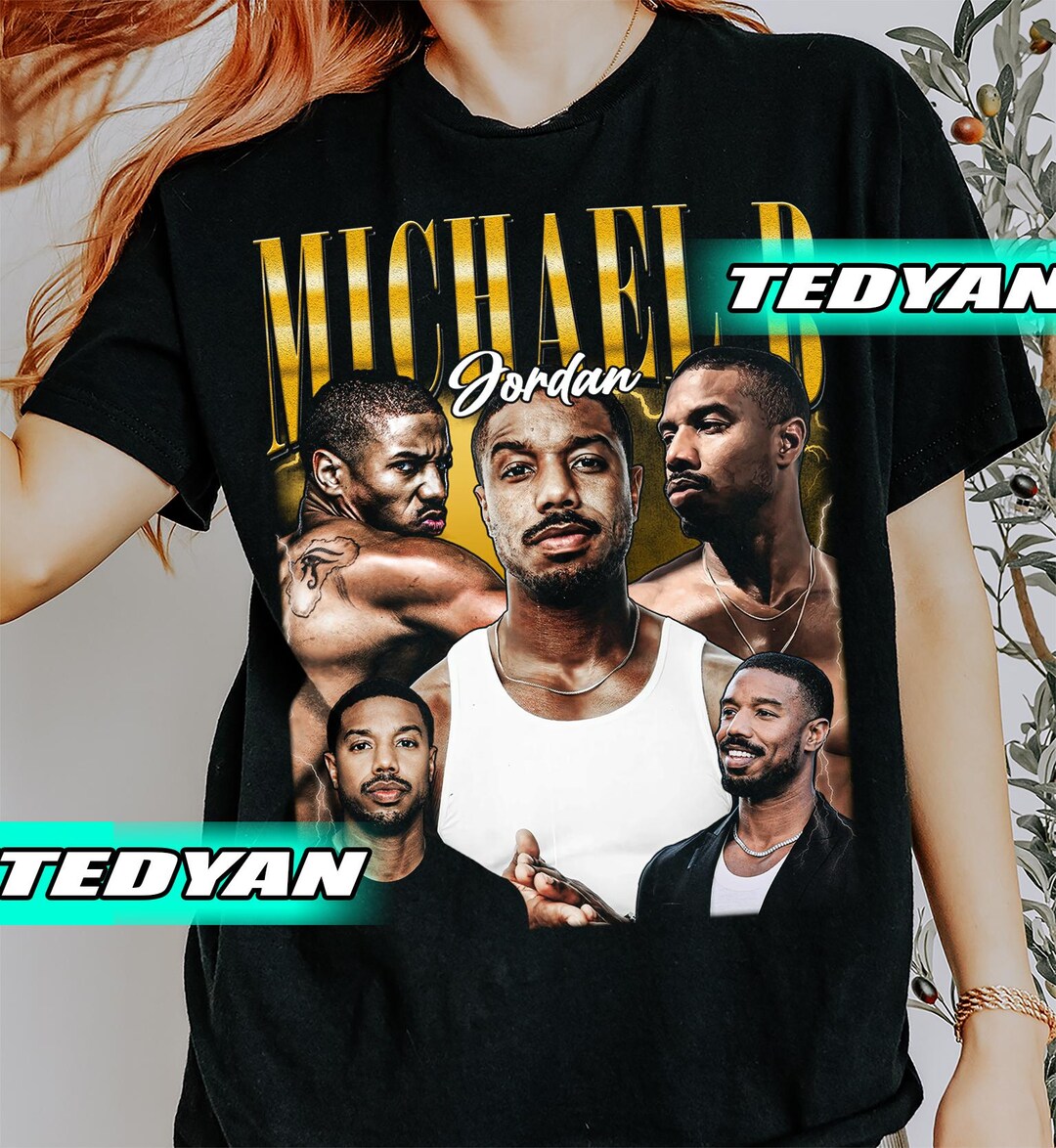 Vintage Michael B Jordan Shirt, Gift for Women and Man Unisex T-shirt ...