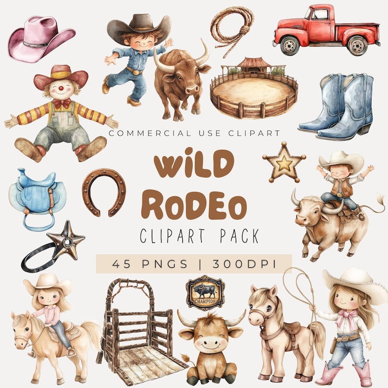 First Rodeo Clip Art Blue - Etsy