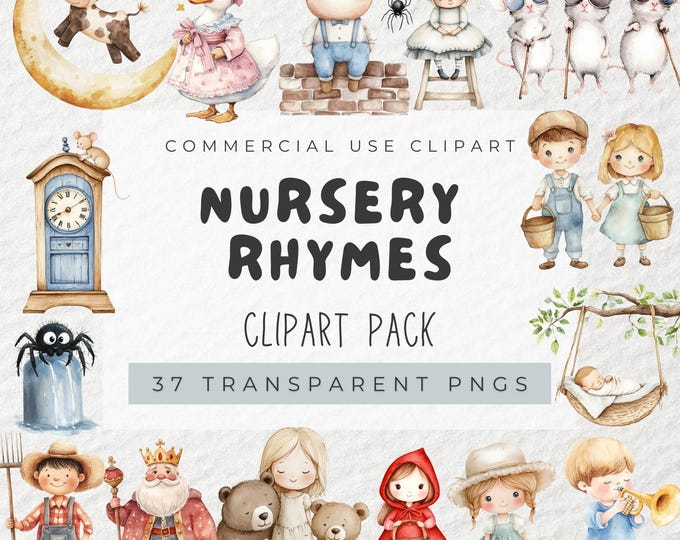 Humpty Dumpty Clipart - Nursery Rhyme Clipart - 16010 - Etsy Canada