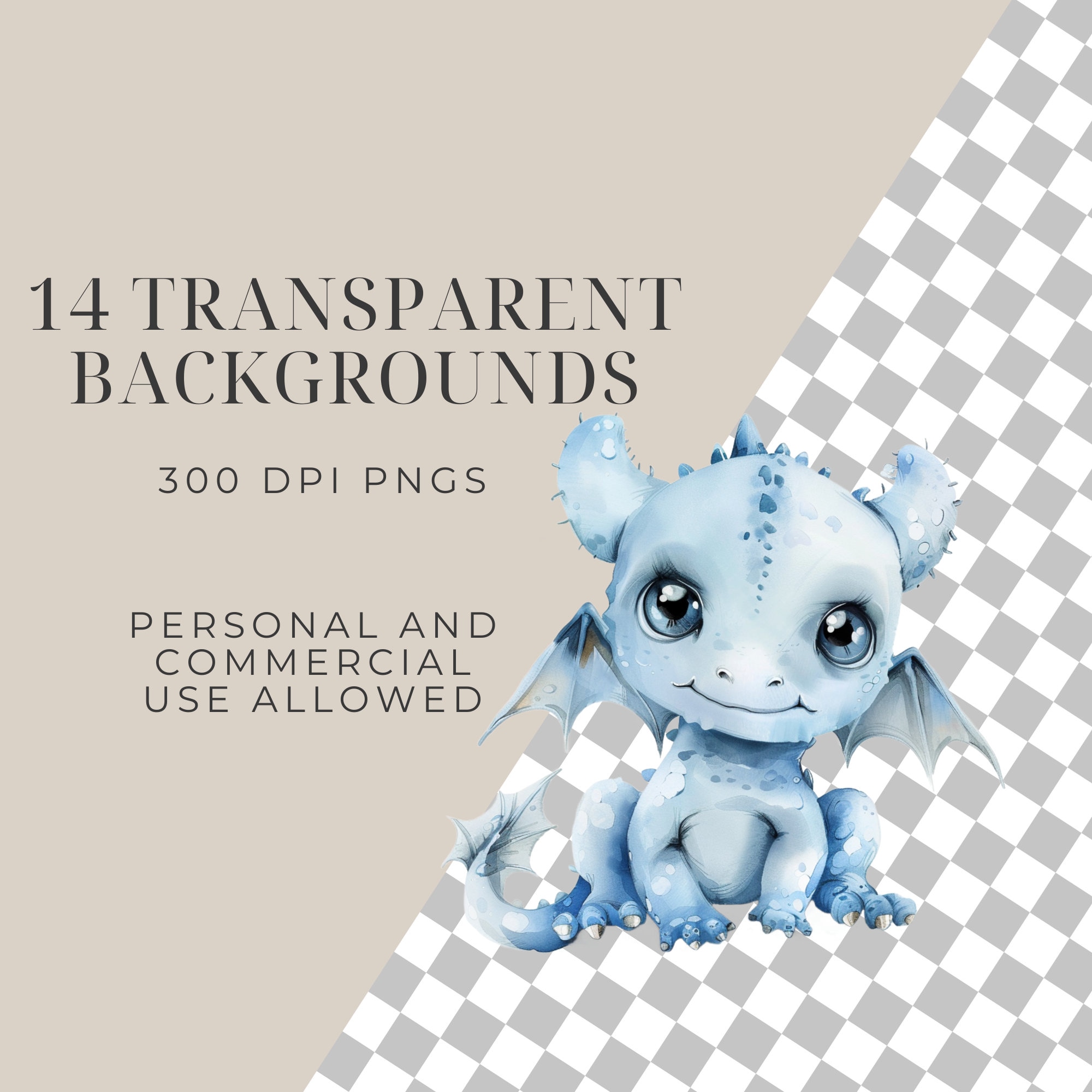 Watercolor Baby Dragons Clipart Bundle, Dragon Clipart, Dragon ...