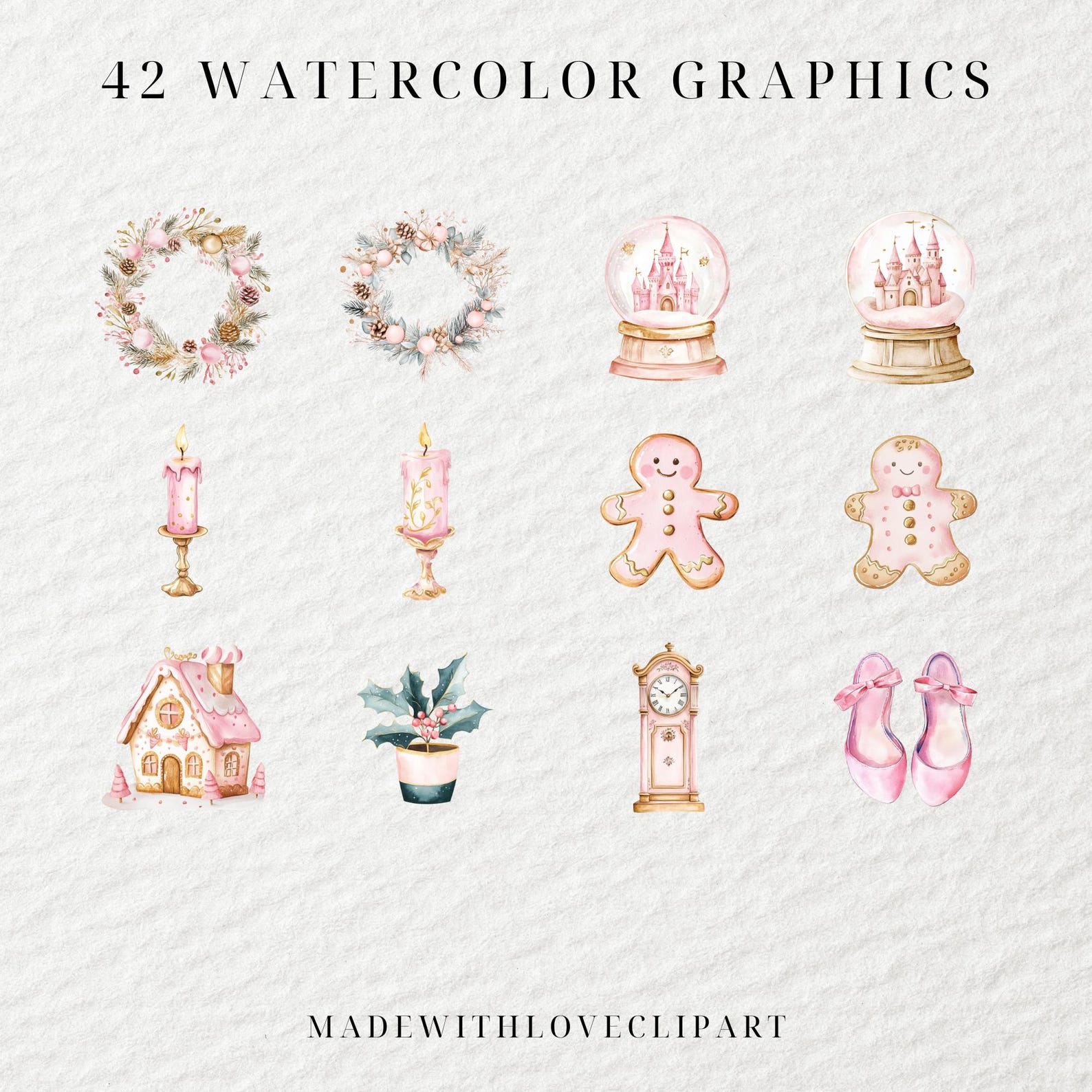 Watercolor Pink Nutcracker Clipart, Nutcracker Christmas, Pink ...