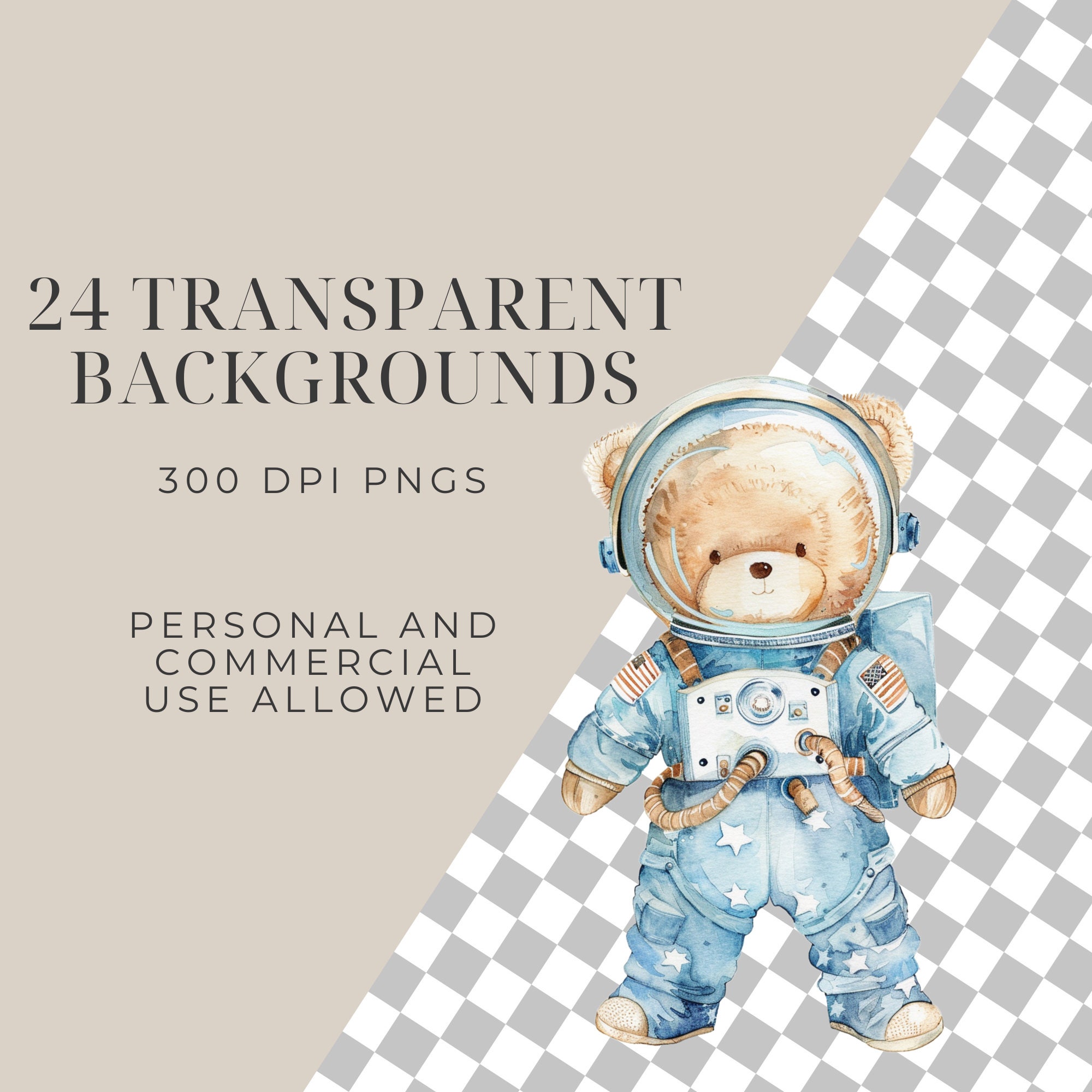 Watercolor Space Clipart Pack, Astronaut Rocket Clipart, Astronaut Clip ...