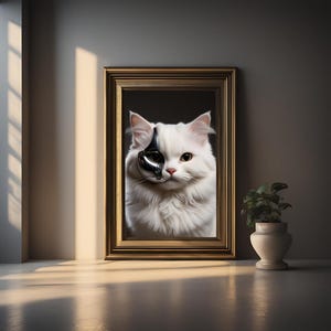 Lordcat | Animal | Cat | Digital Art Print | Wall Art | AI Generated ...