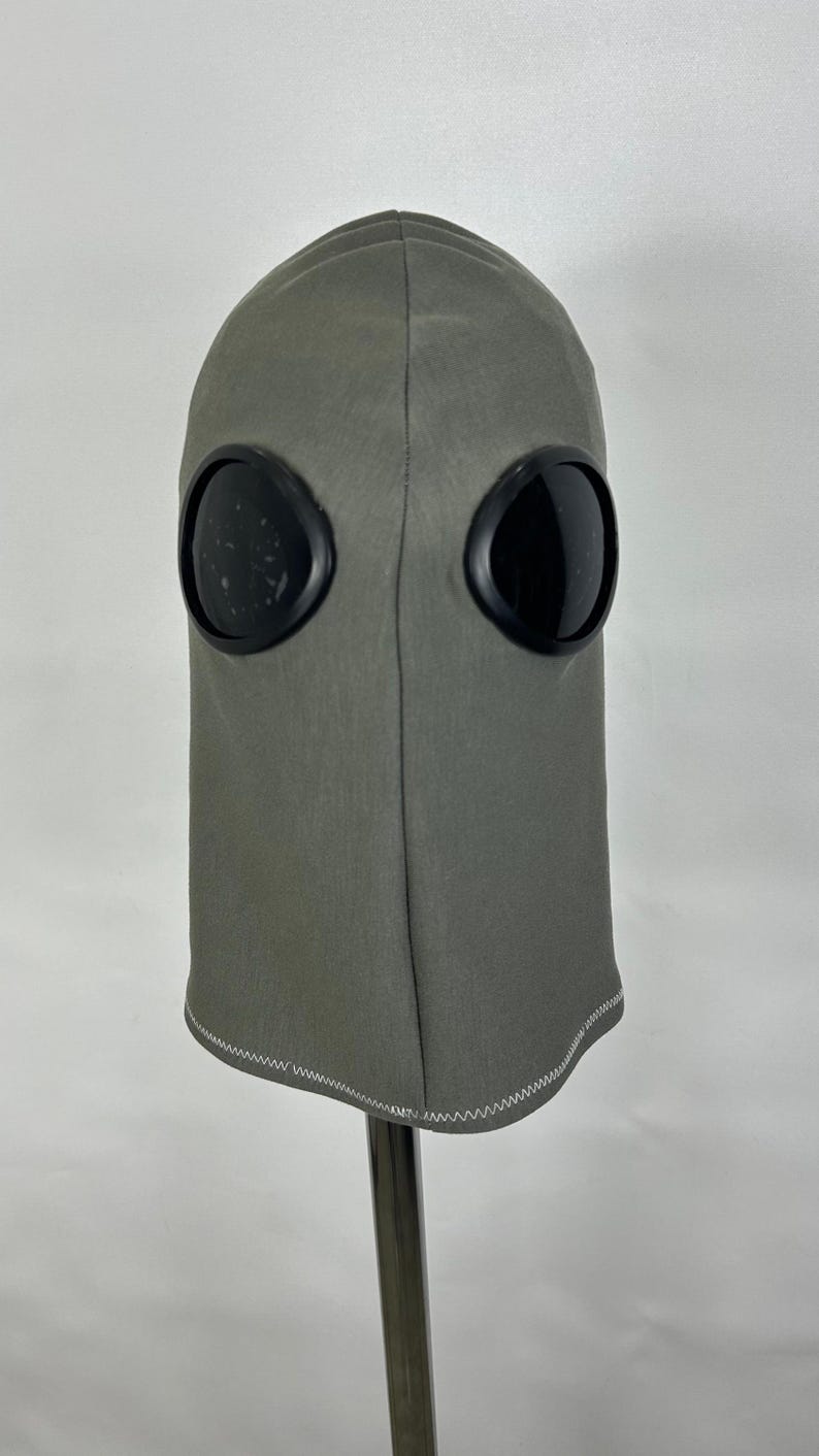 Goggles Ski Mask Balaclava Handmade Hand Stitch With Glasses Spider ...