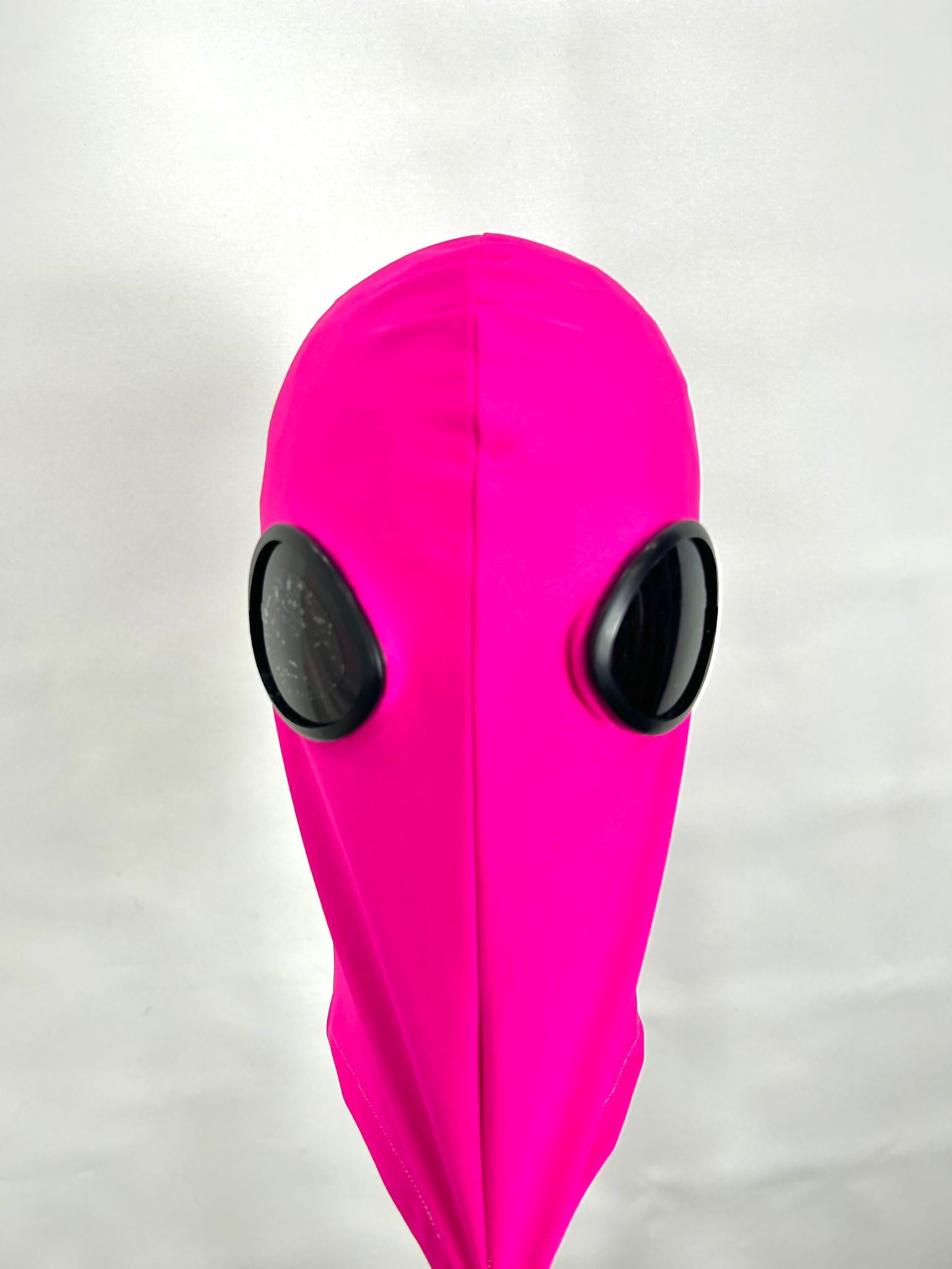 Goggles Ski Mask Balaclava Handmade Hand Stitch With Glasses Spider ...