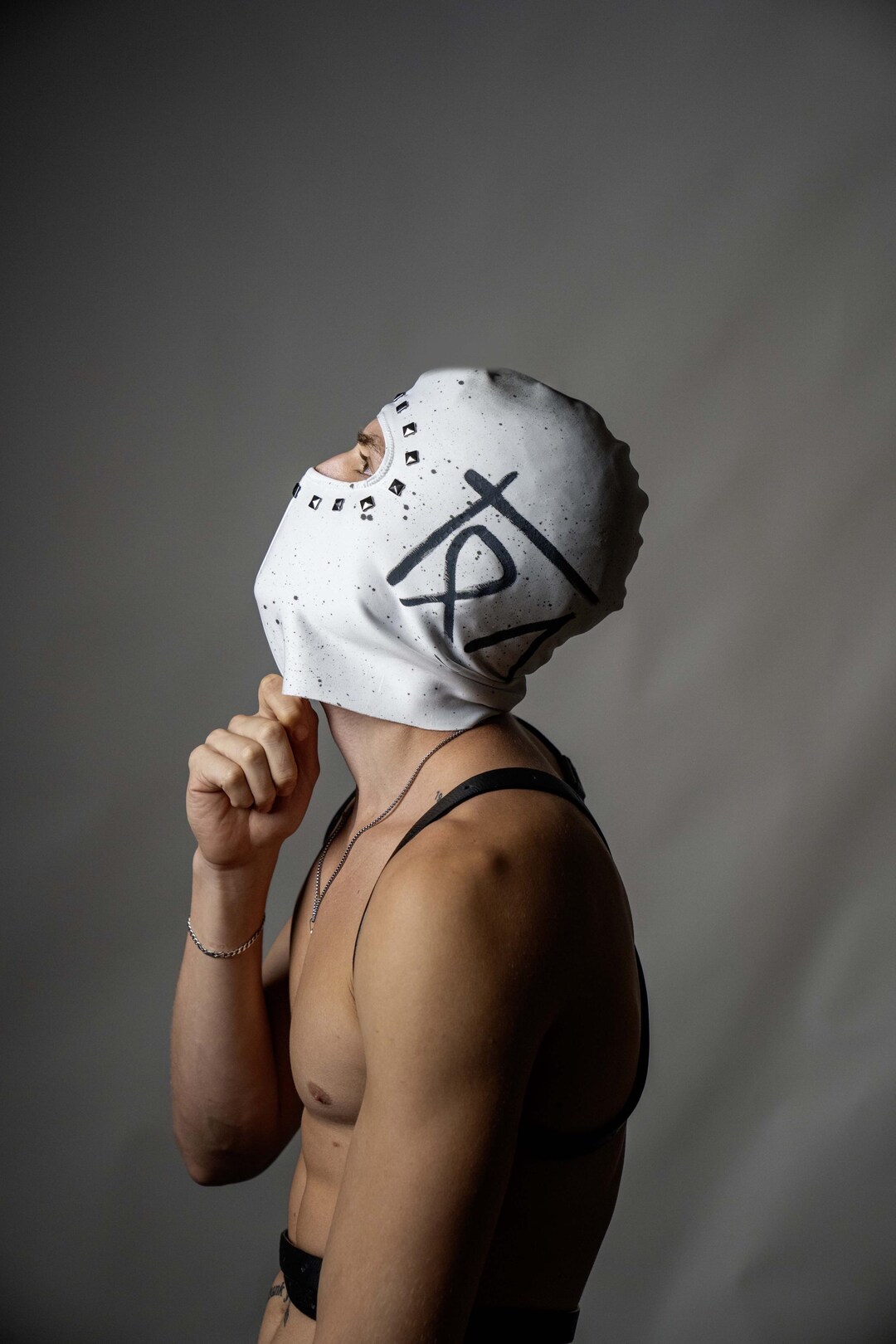 Designer Balaclava Cotton Ski Mask Unisex Japanese Texture Motorcycle ...