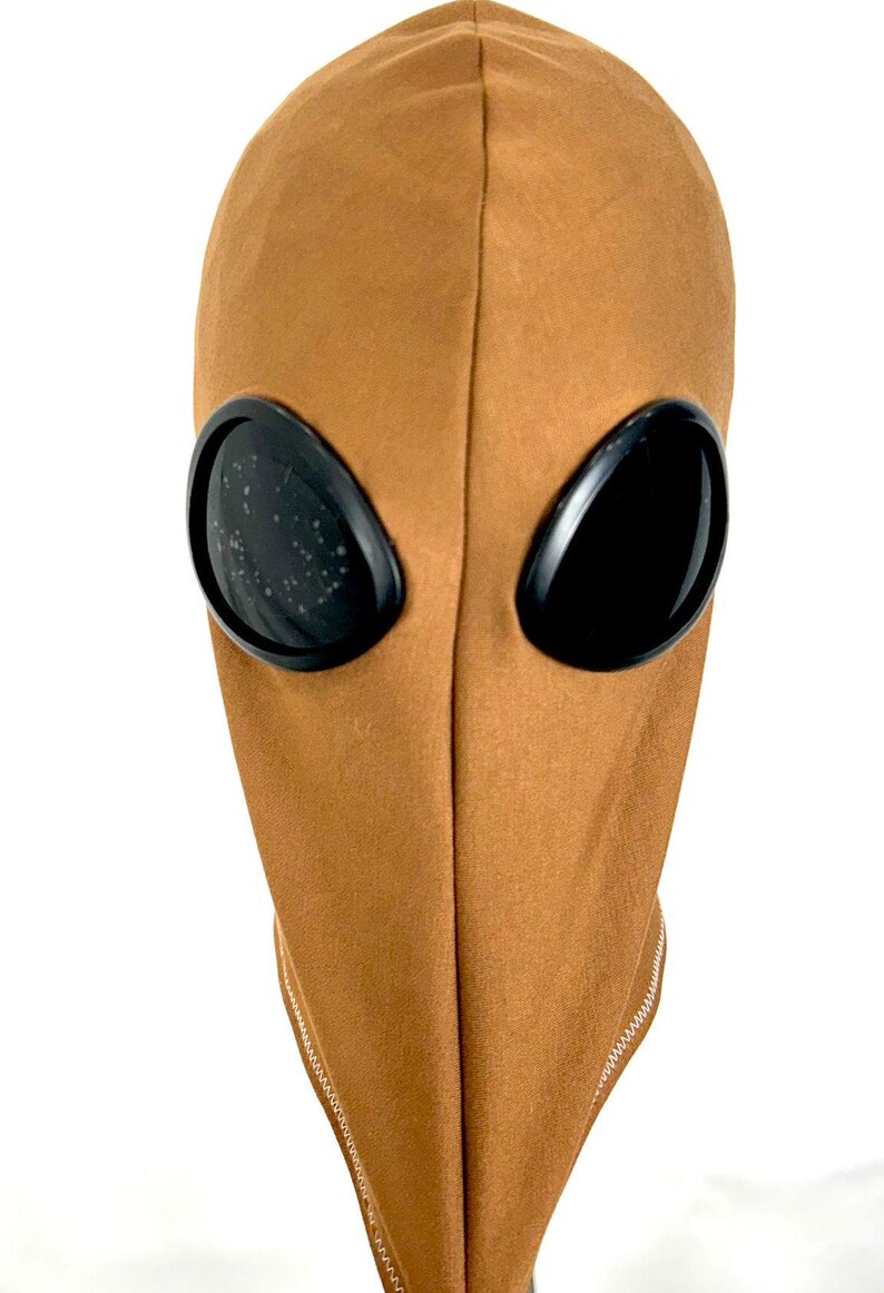 Goggles Ski Mask Balaclava Handmade Hand Stitch With Glasses Spider ...