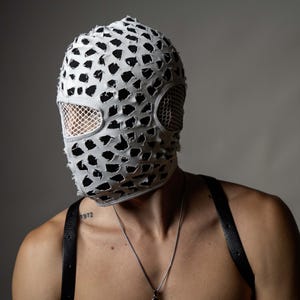 Handmade Balaclava Ski Mask Designed Tatty and Torn, Shabby and ...