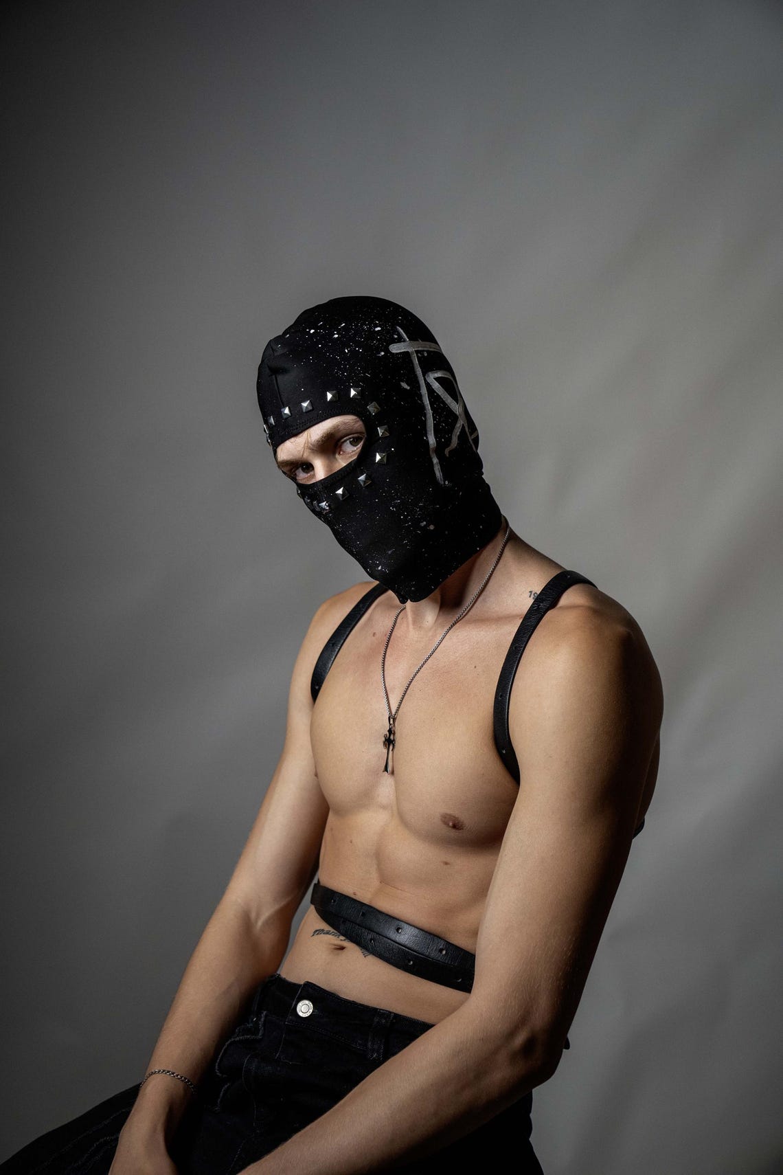 Designer Balaclava Cotton Ski Mask Unisex Japanese Texture Motorcycle ...