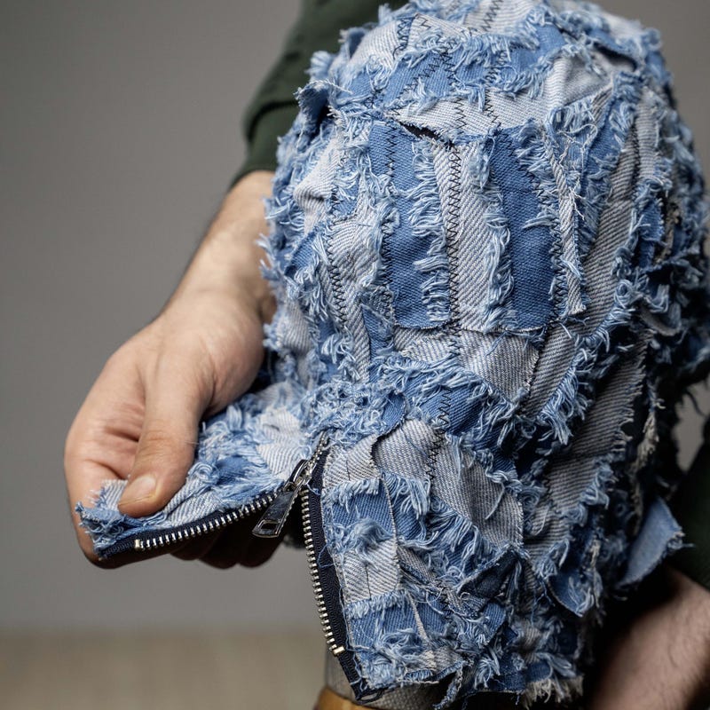 Denim Face Mask - Etsy