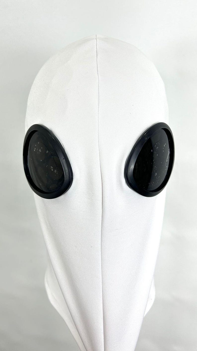 Goggles Ski Mask Balaclava Handmade Hand Stitch With Glasses Spider ...