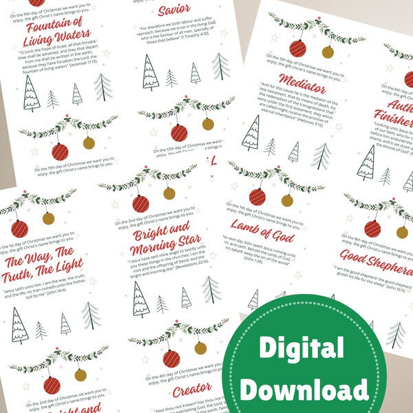 12 Days of Christmas - Etsy