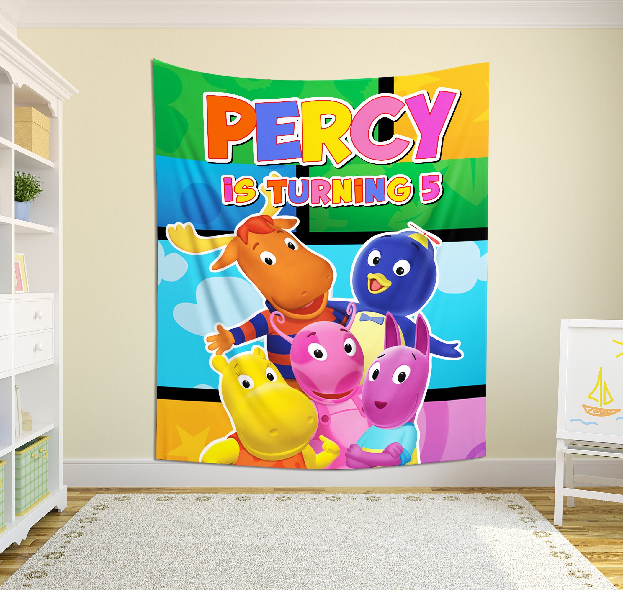 Backyardigans Birthday Banner, Personalized Backyardigans Family ...