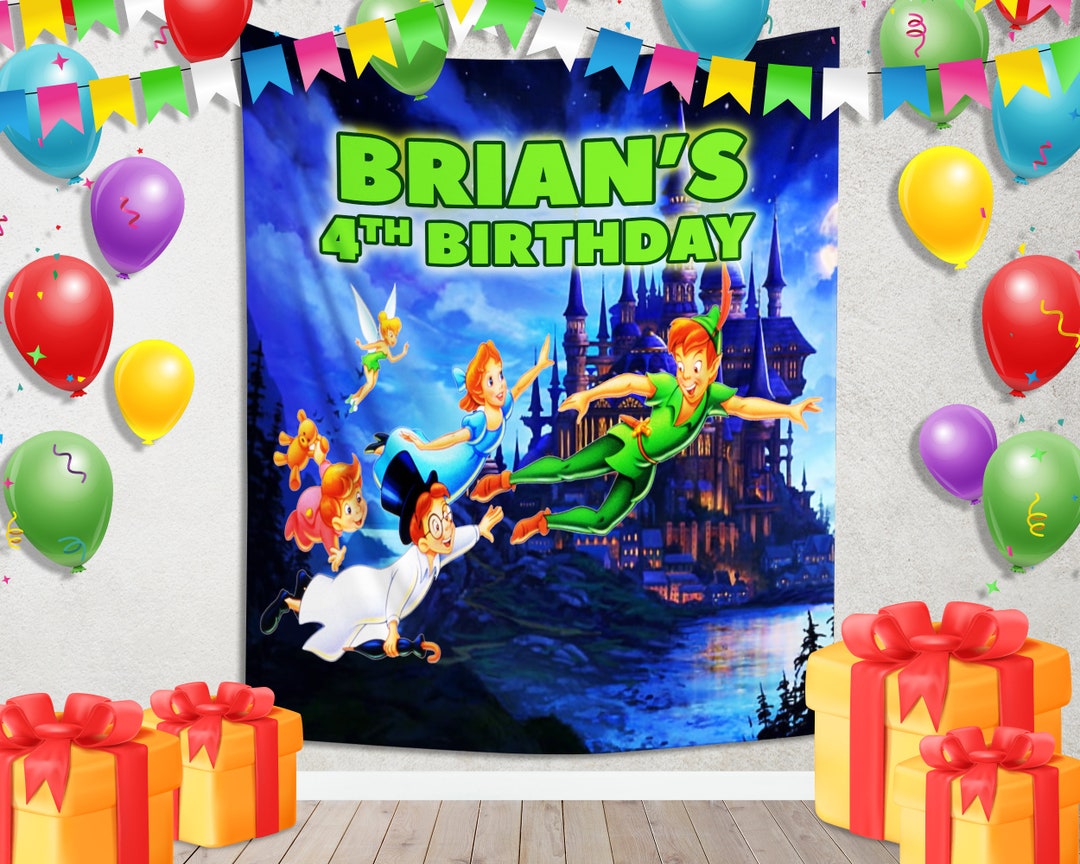 Peter Pan Flight Party Banner - Etsy