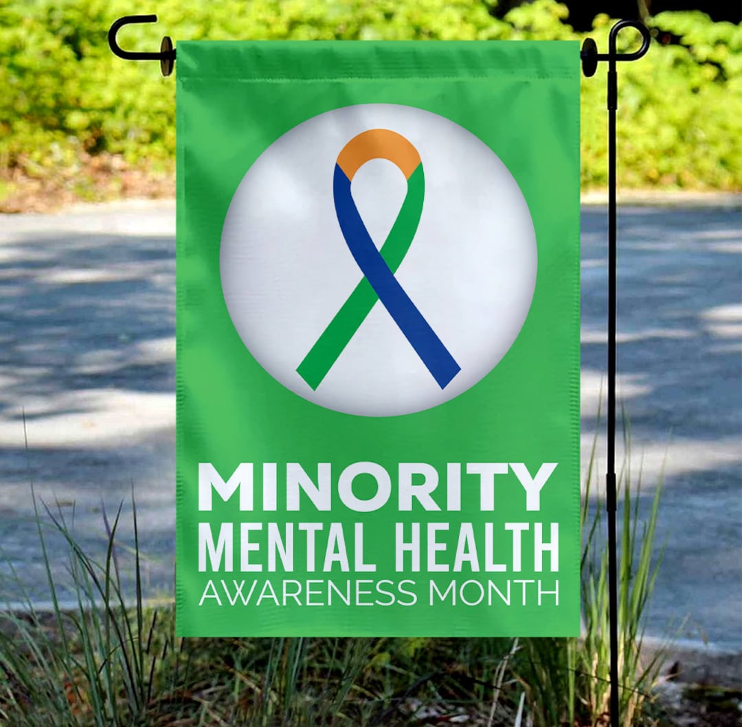 Minority Mental Health Support Garden & House Flag/minority Mental ...