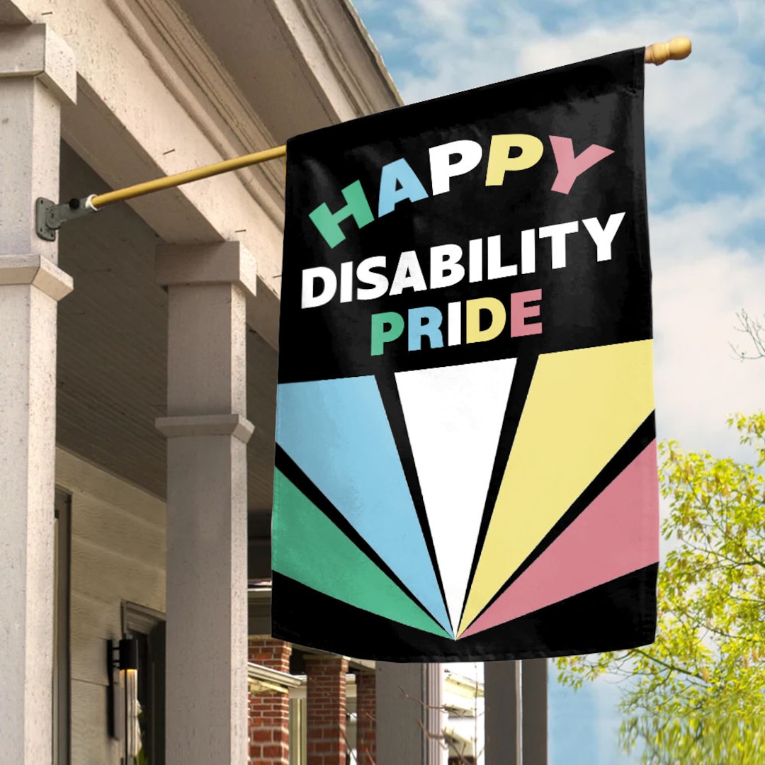Disability Pride Garden Flag/disability Pride Month Flag/disability ...