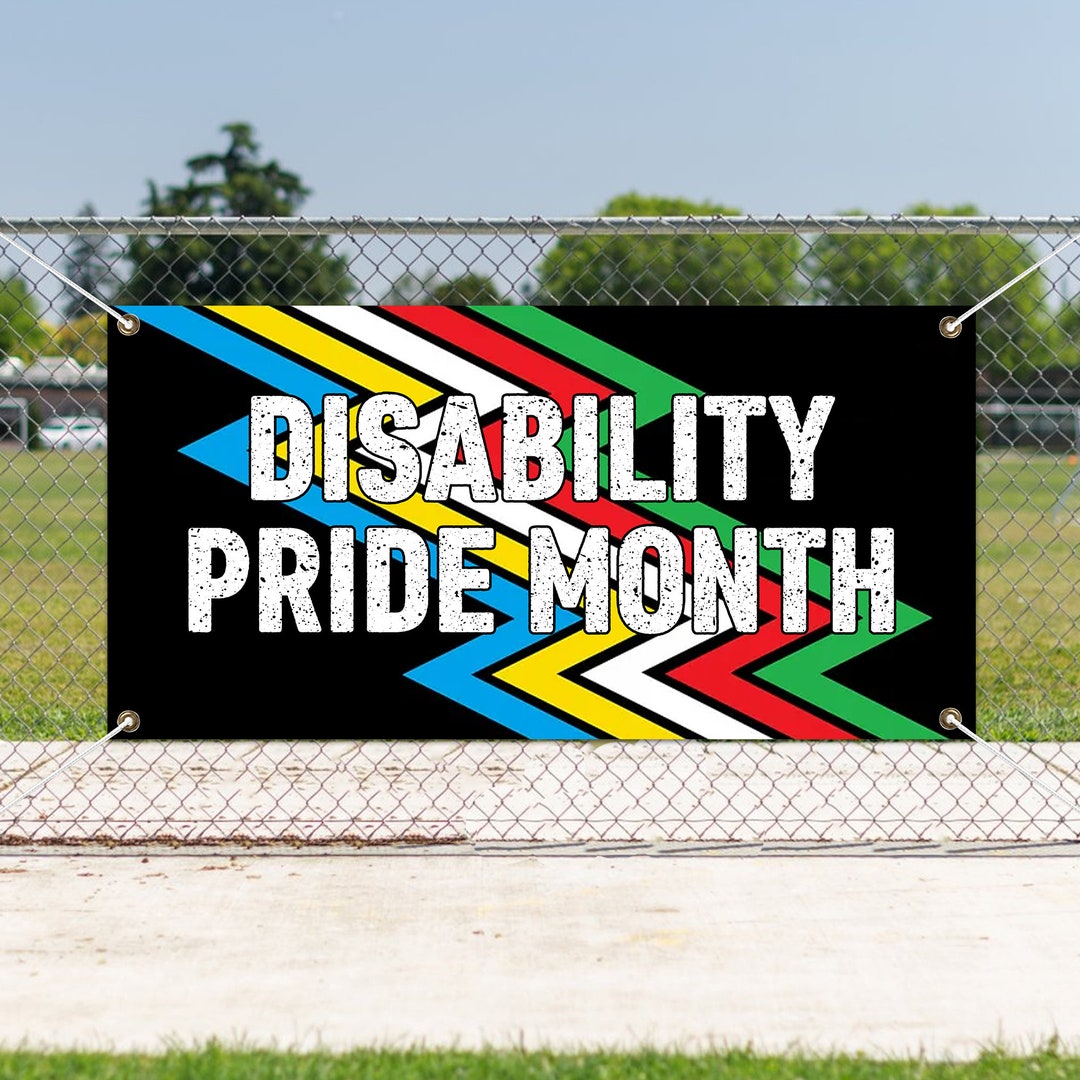 Disability Pride Banner/disability Pride Monthbanner/disability Right ...