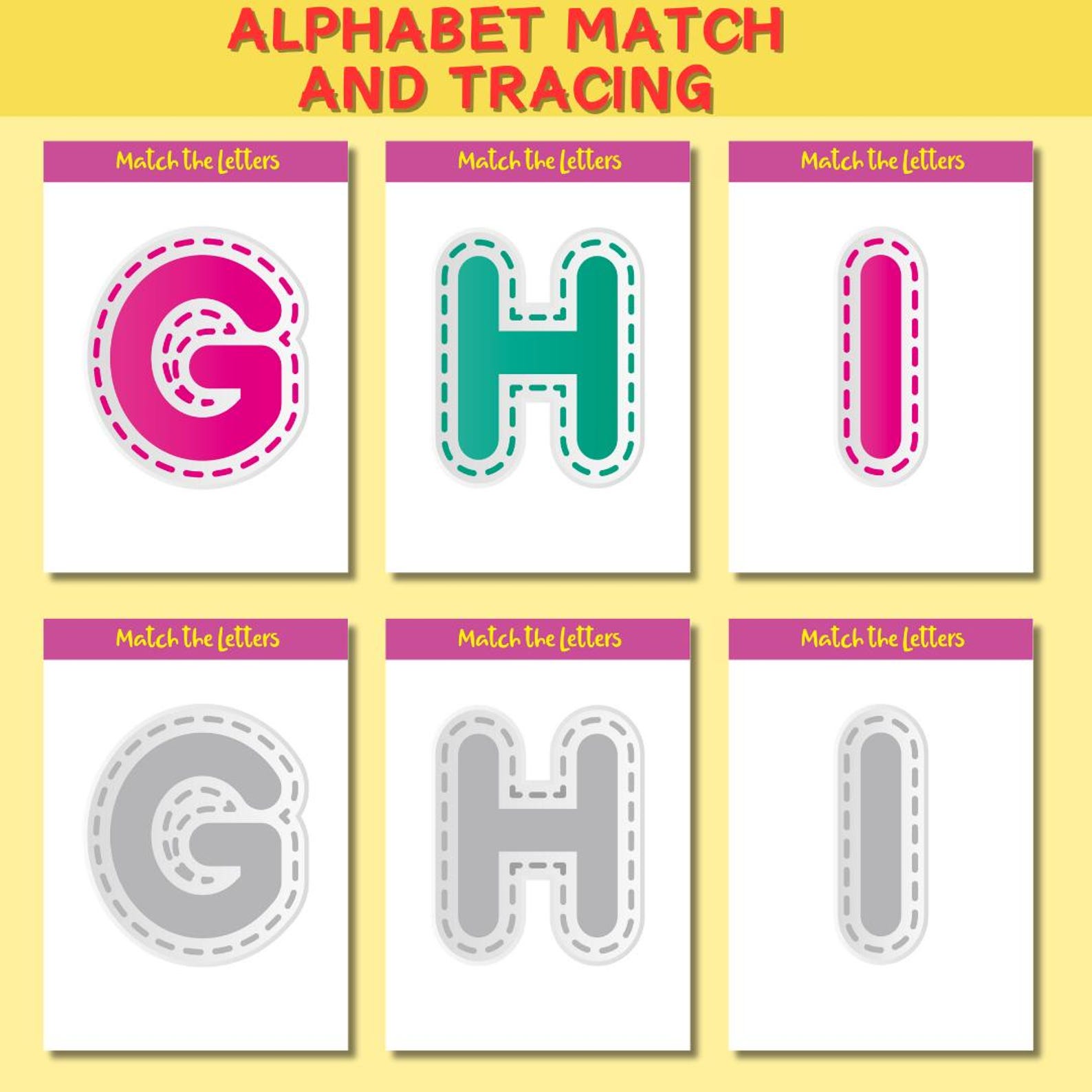 Letter Tracing Practice, Montessori Alphabet Tracing, Handwriting ...