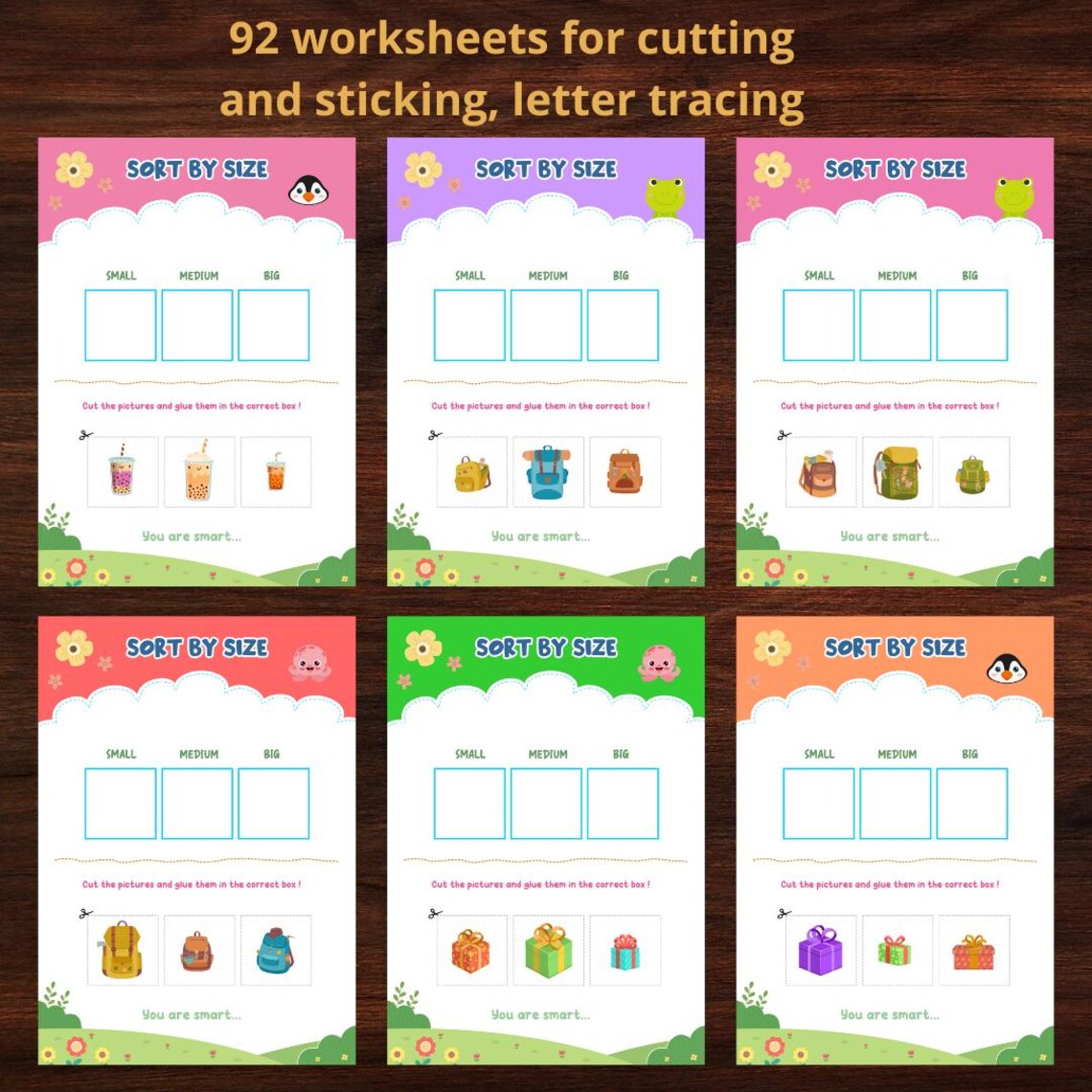 Scissors Worksheets, Cut and Paste Activities, Cut and Paste Printables ...