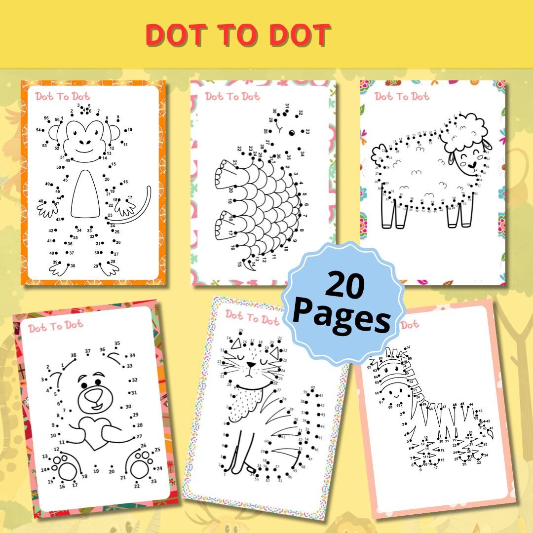Animal Dots Learning, Animal Dot-to-dot Fun, Animal Dot Connect, Animal ...