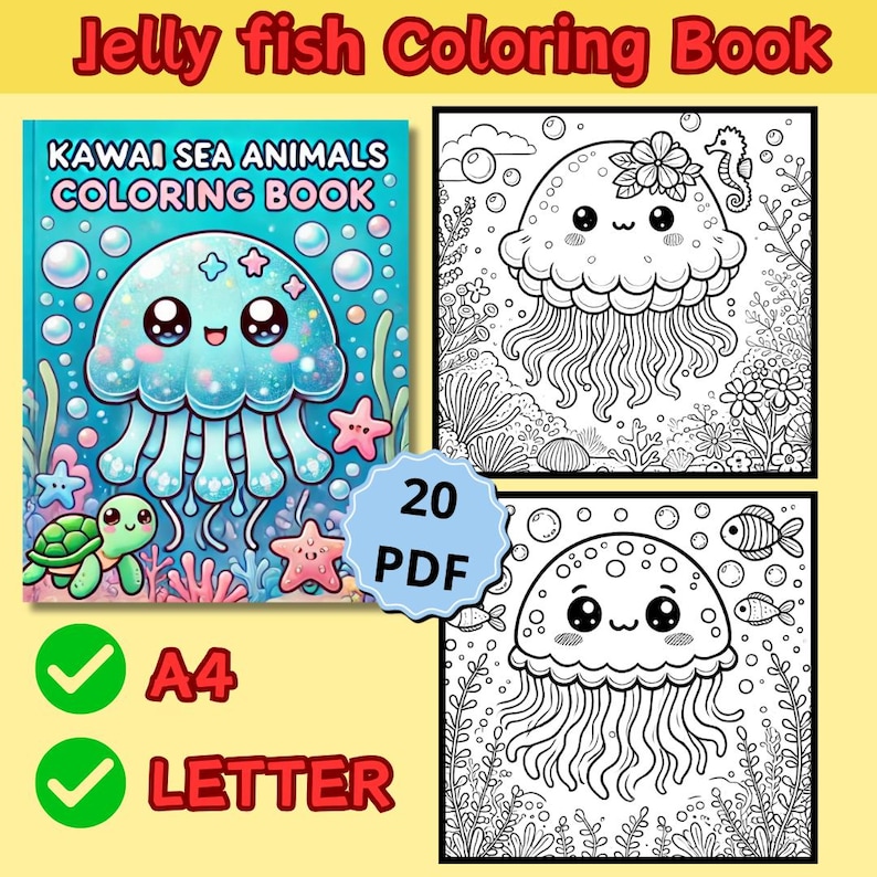 Printable Coloring Pages, Jellyfish Coloring Pages, Jellyfish Coloring ...