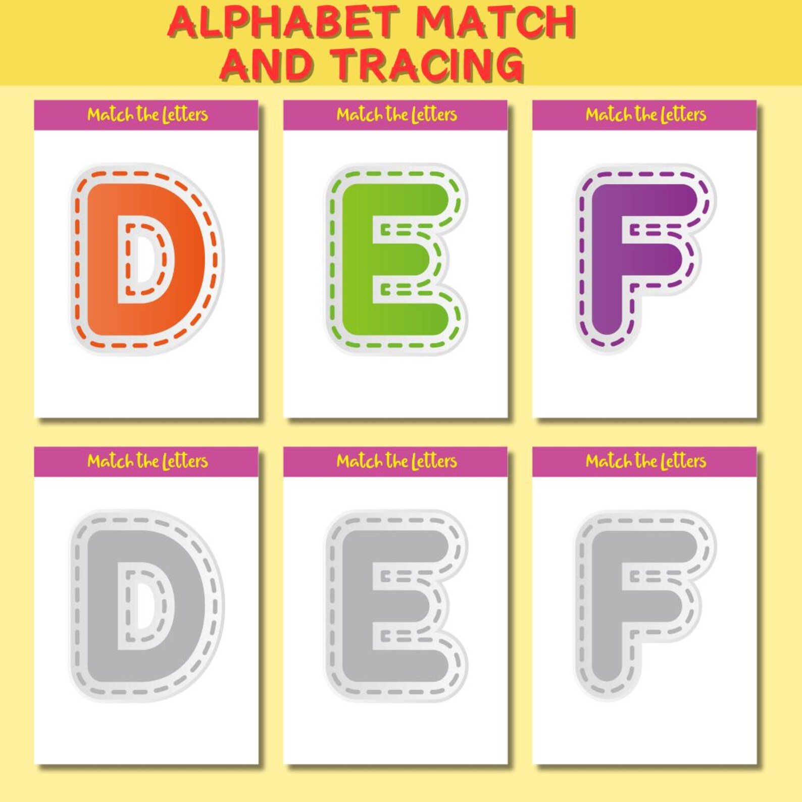 Letter Tracing Practice, Montessori Alphabet Tracing, Handwriting ...