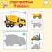 Construction Vehicle Worksheets, Printable Construction Vehicle ...