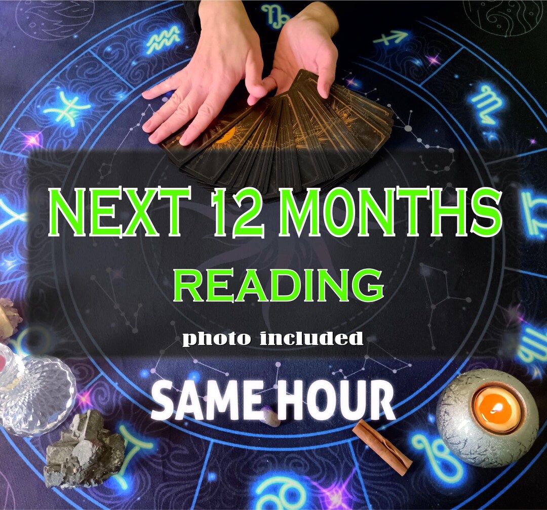 12 Month Reading - 12 Cards Year Ahead Tarot Reading | Same Hour Tarot ...