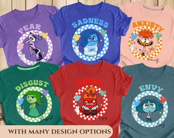Inside Out Characters Costume, Inside Out 2 Shirt, Inside Out Group ...