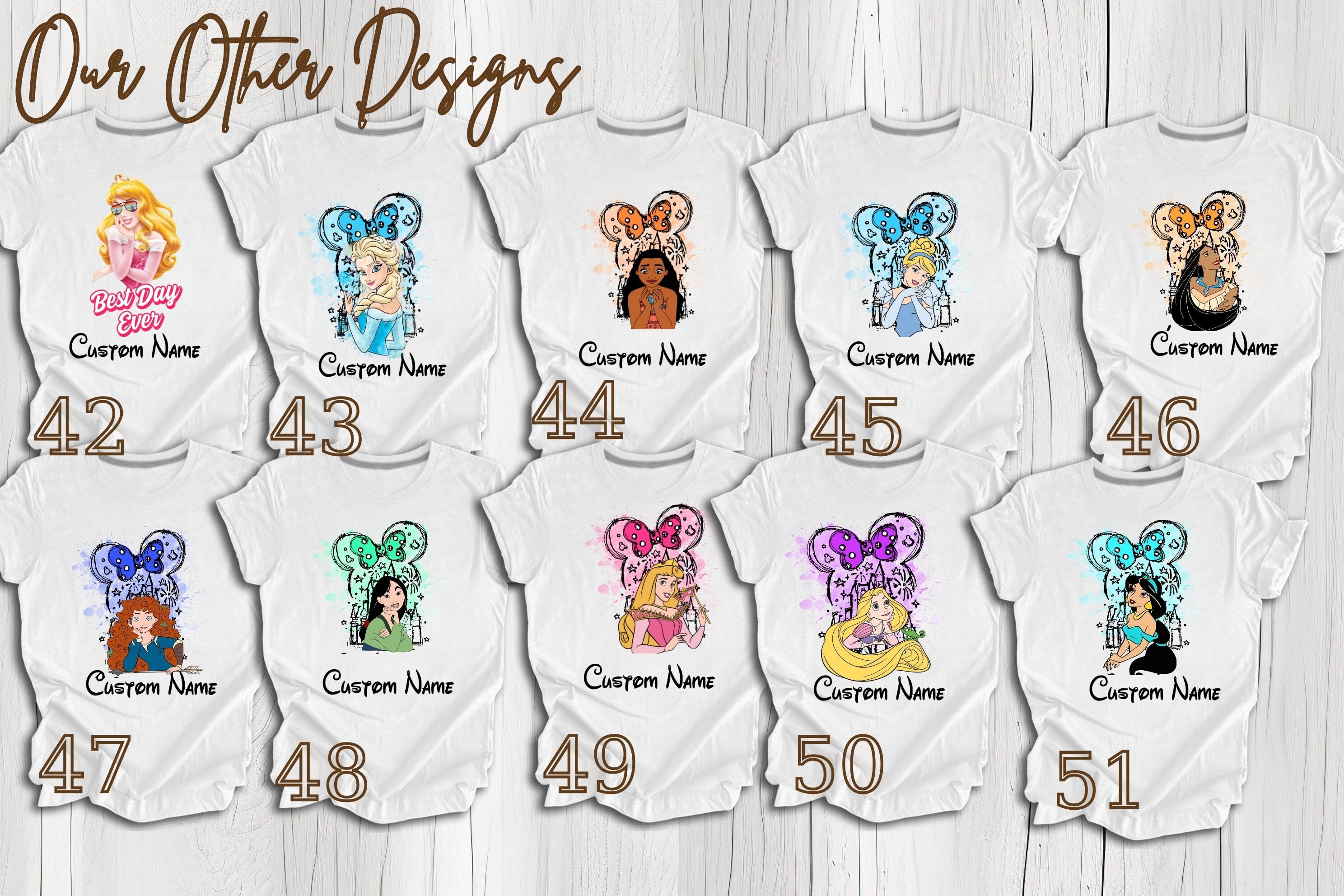 Disney Princesses Shirt, Disney Prince Shirt, Disneyland Girl Shirt, Walt Disney World Princess ...
