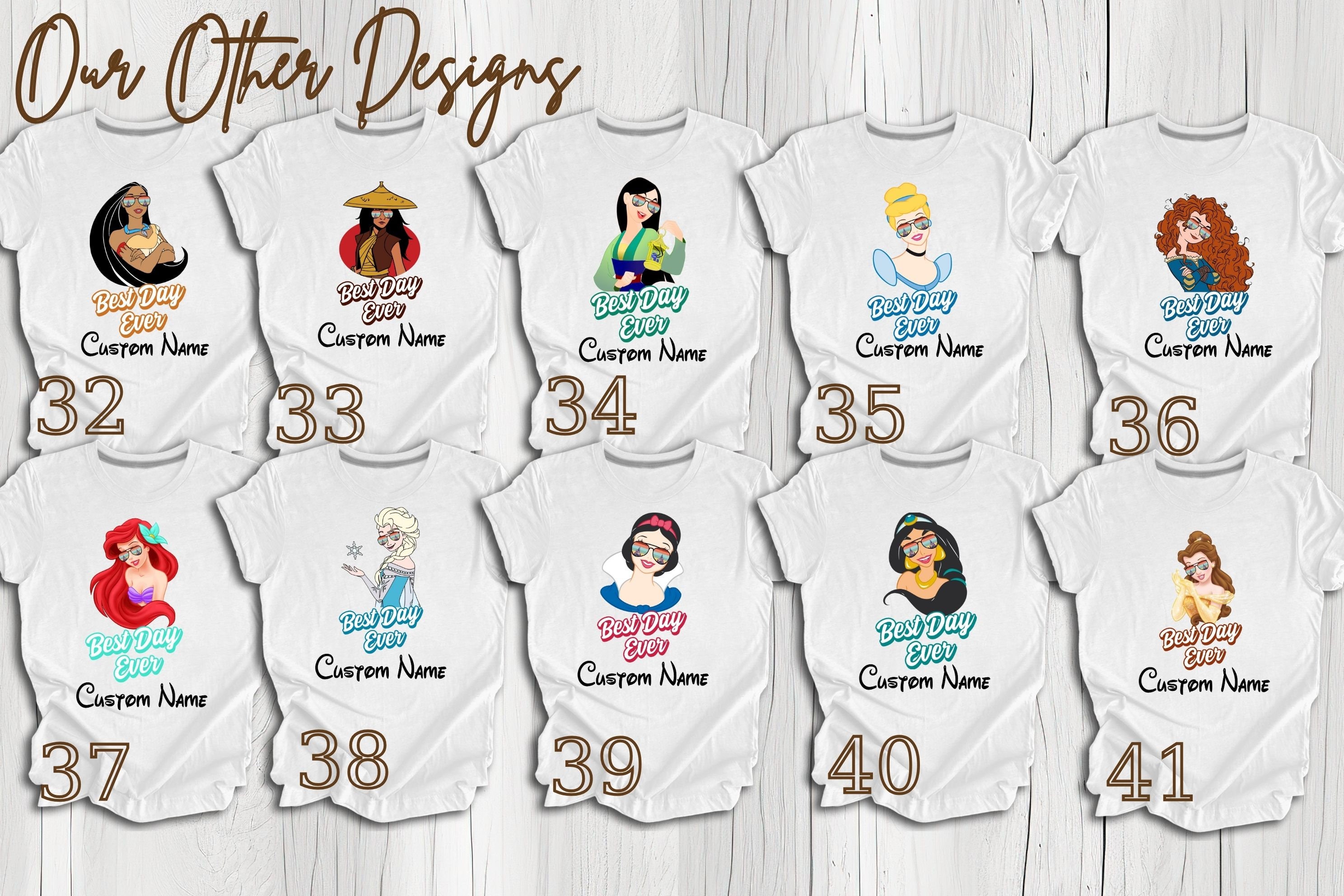 Personalized Disney Princess Shirt, Custom Princess Kids Shirt, Cindirella Birthday Shirt ...