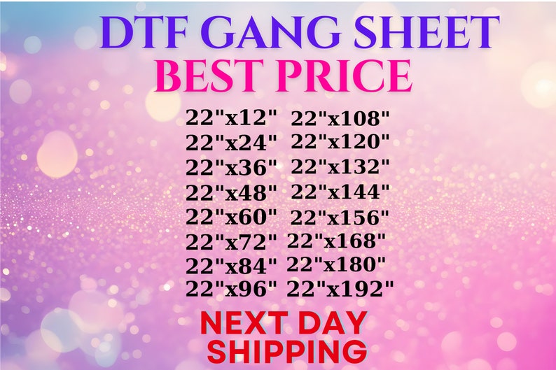 Custom DTF Gang Sheet, Dtf Transfers Ready for Press, DTF Transfers ...