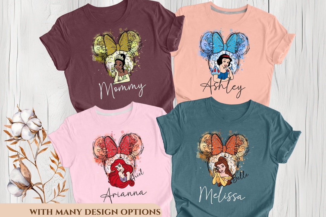 Disney Princess Shirt, Custom Name Magic Kingdom Shirt, Disney Birthday ...
