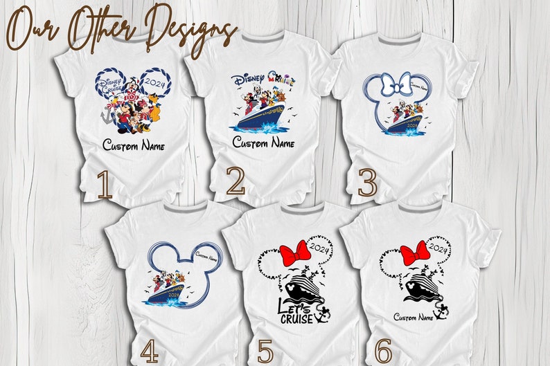 Disney Cruise Shirts Featuring Mickey and Friends Fun Cruise Theme Front and Back Design for ...