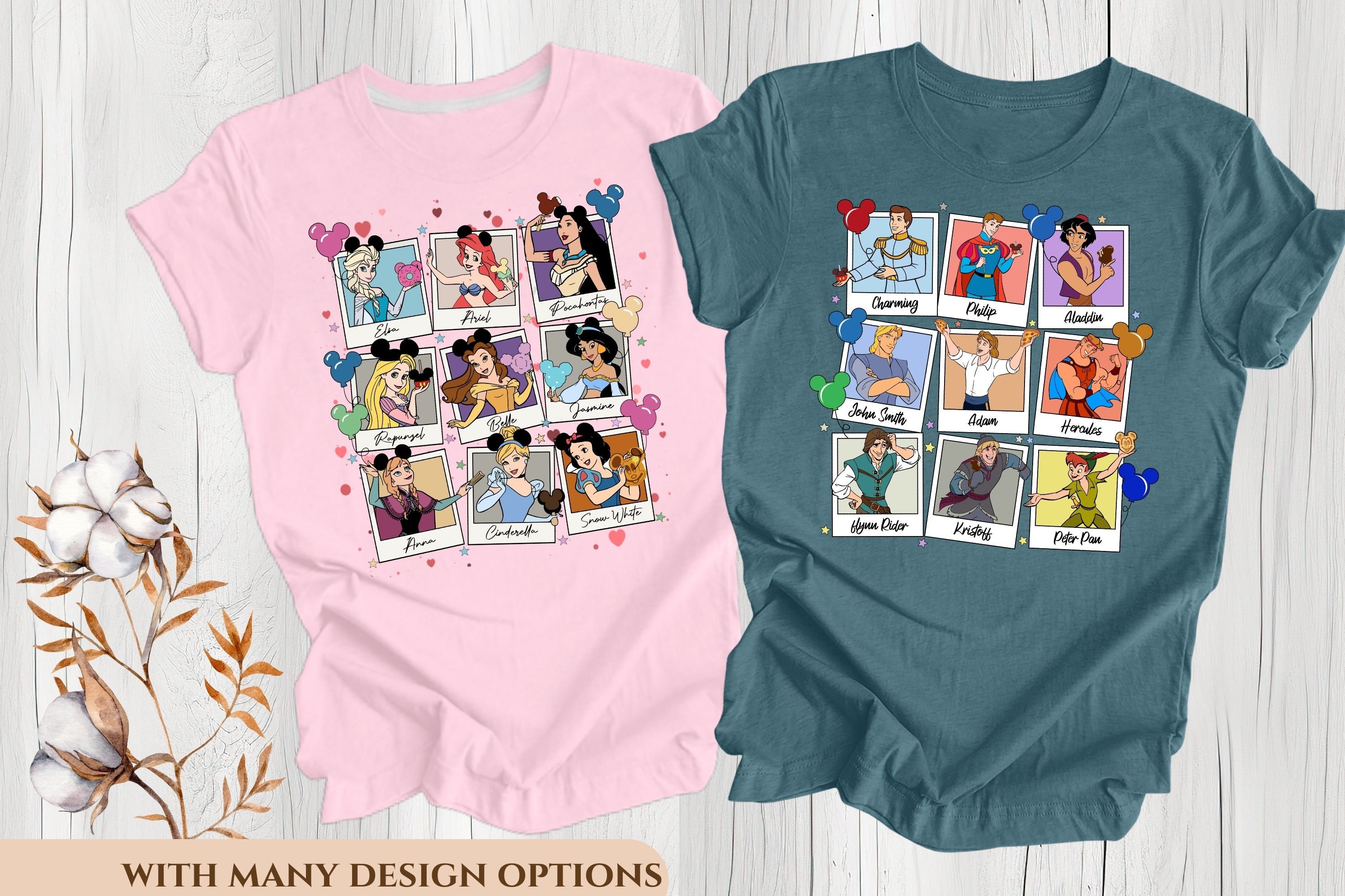 Disney Princesses Shirt, Disney Prince Shirt, Disneyland Girl Shirt, Walt Disney World Princess ...