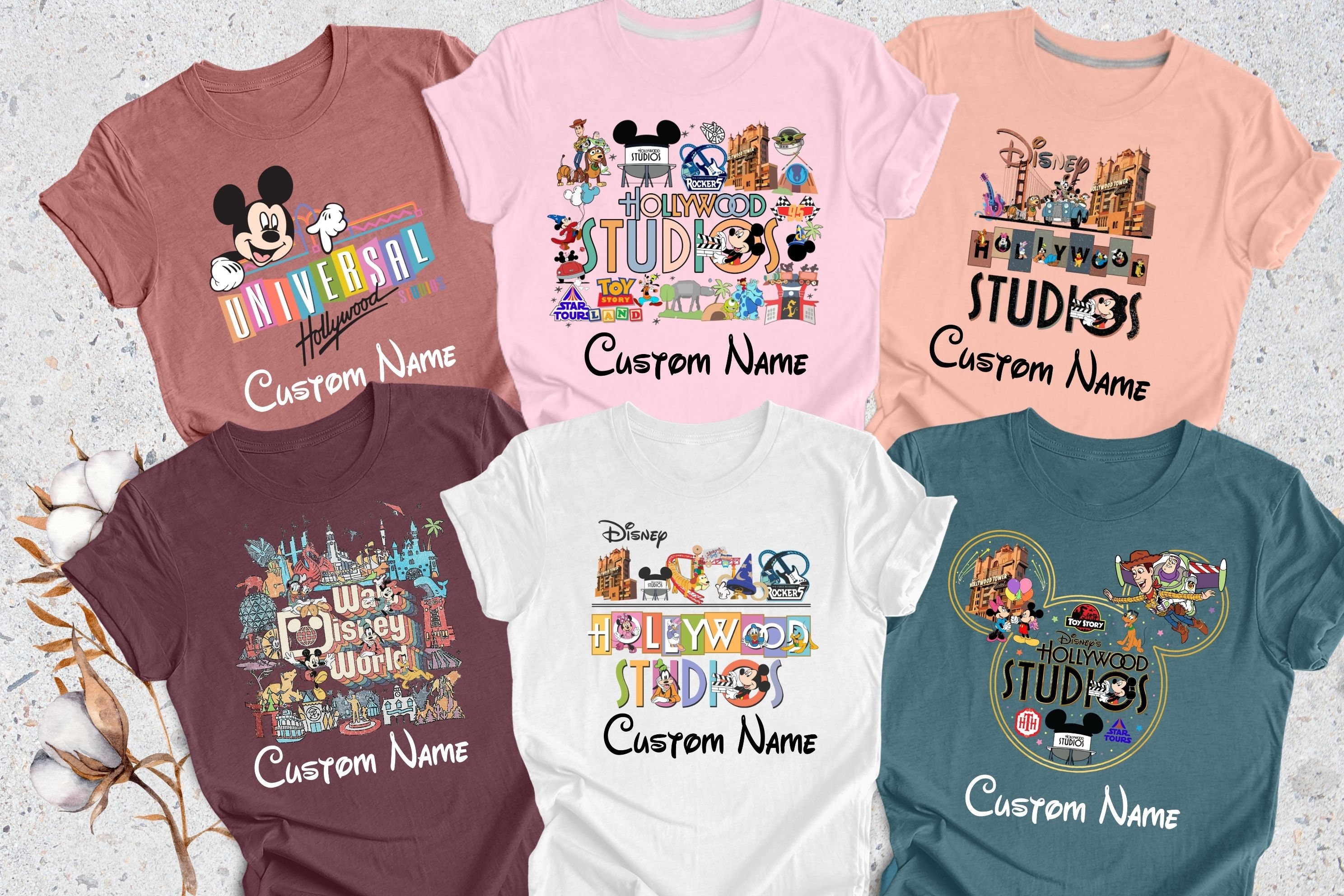 Disney Hollywood Studios Shirts, Family Matching Disney Shirt, Disney ...