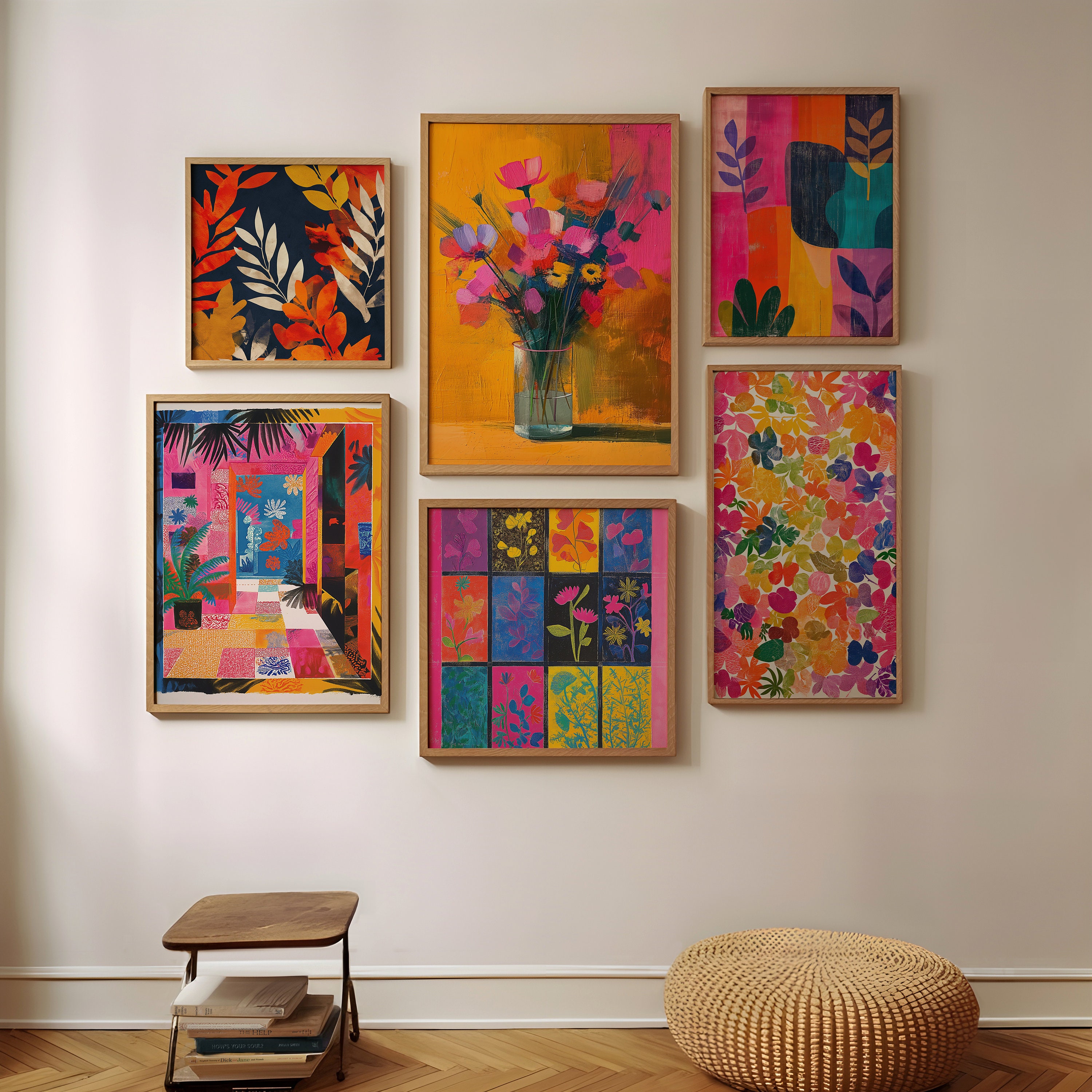 Trendy Art Prints, SET of 25 Posters, Eclectic Gallery Set, Gallery ...