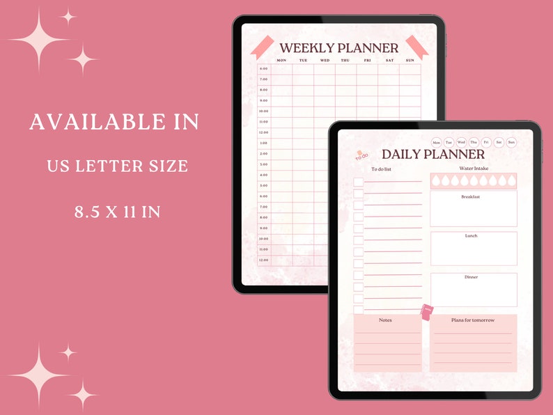 Printable Daily Planner | Weekly Planner | Monthly Planner |meal ...