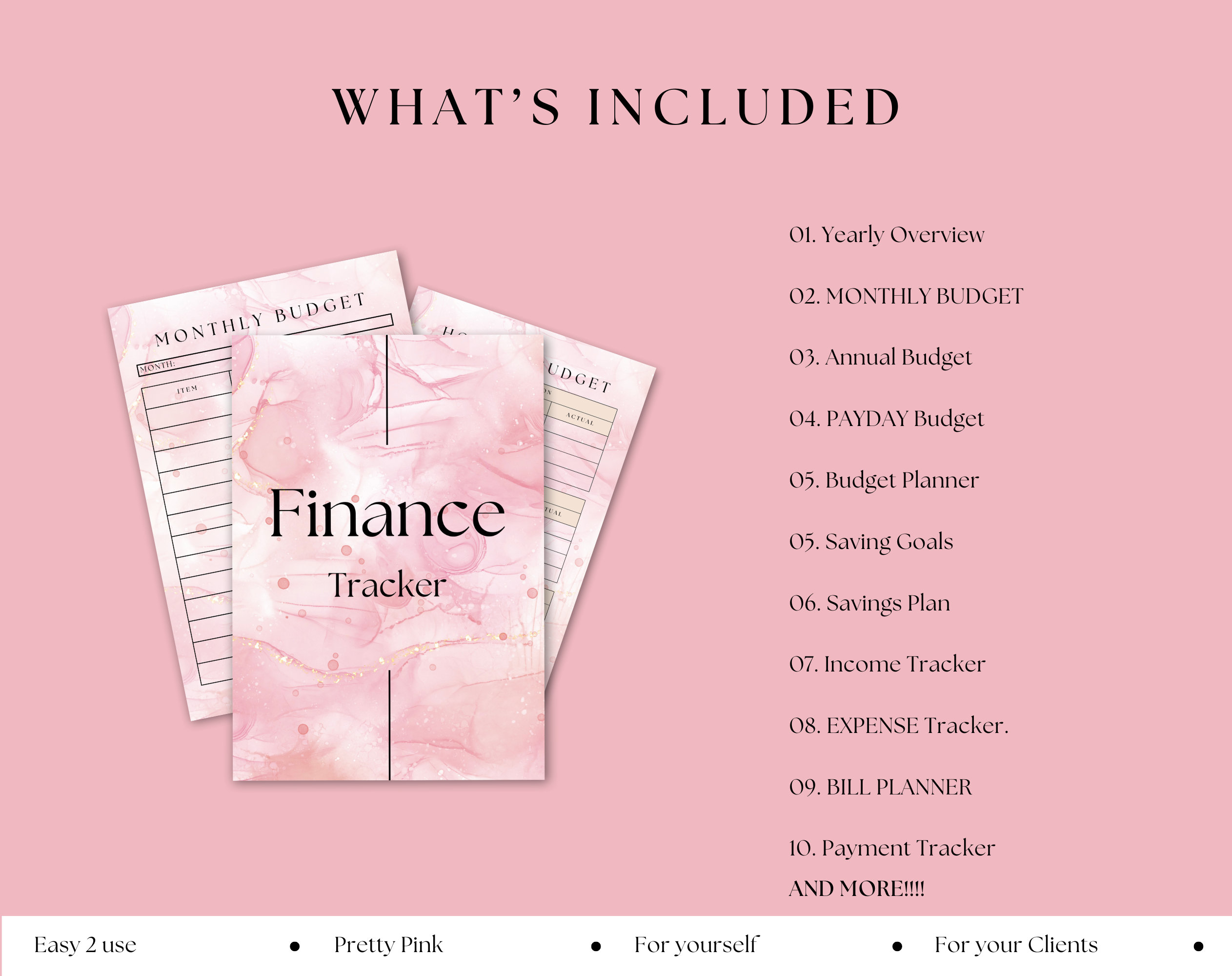 Budget | Finance | Tracker | Digital | Printable | - Etsy